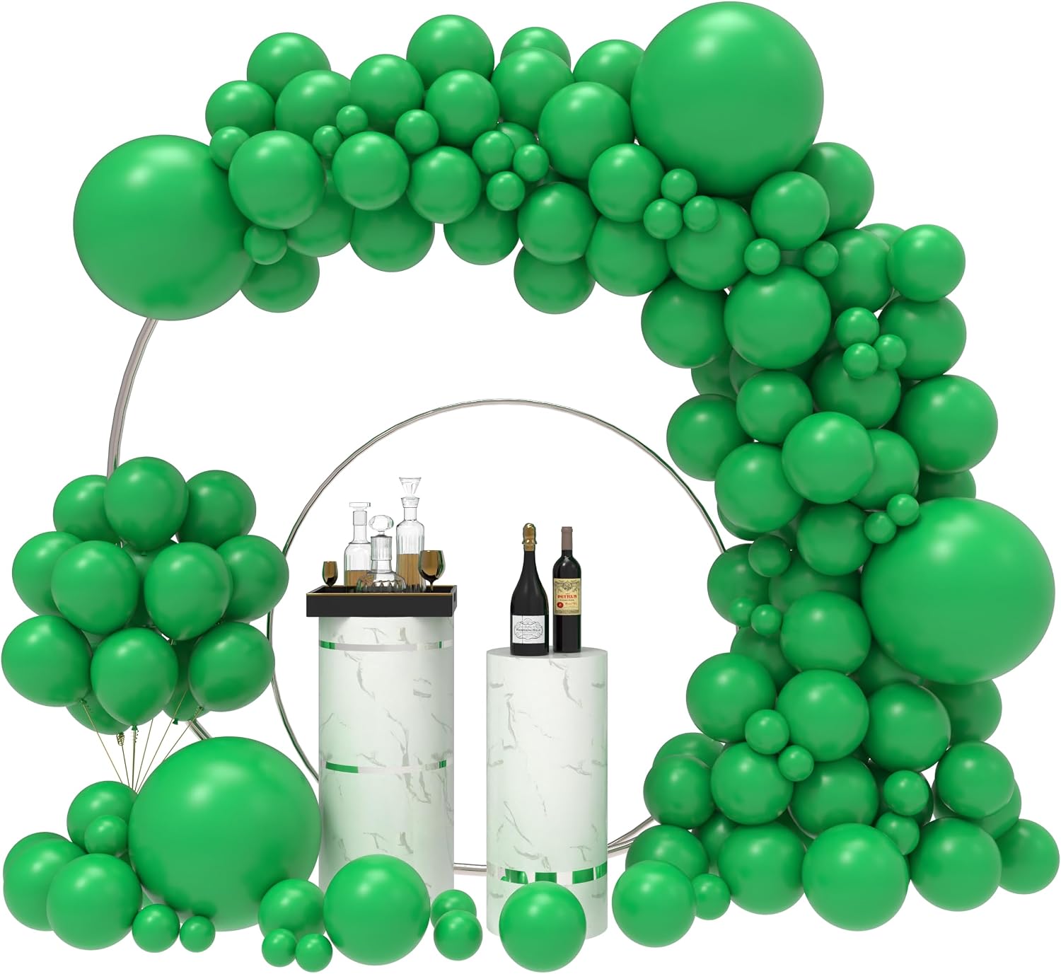 Amazon.com: JOYYPOP Green Balloons 130 Pcs Green Balloon Garland Kit ...