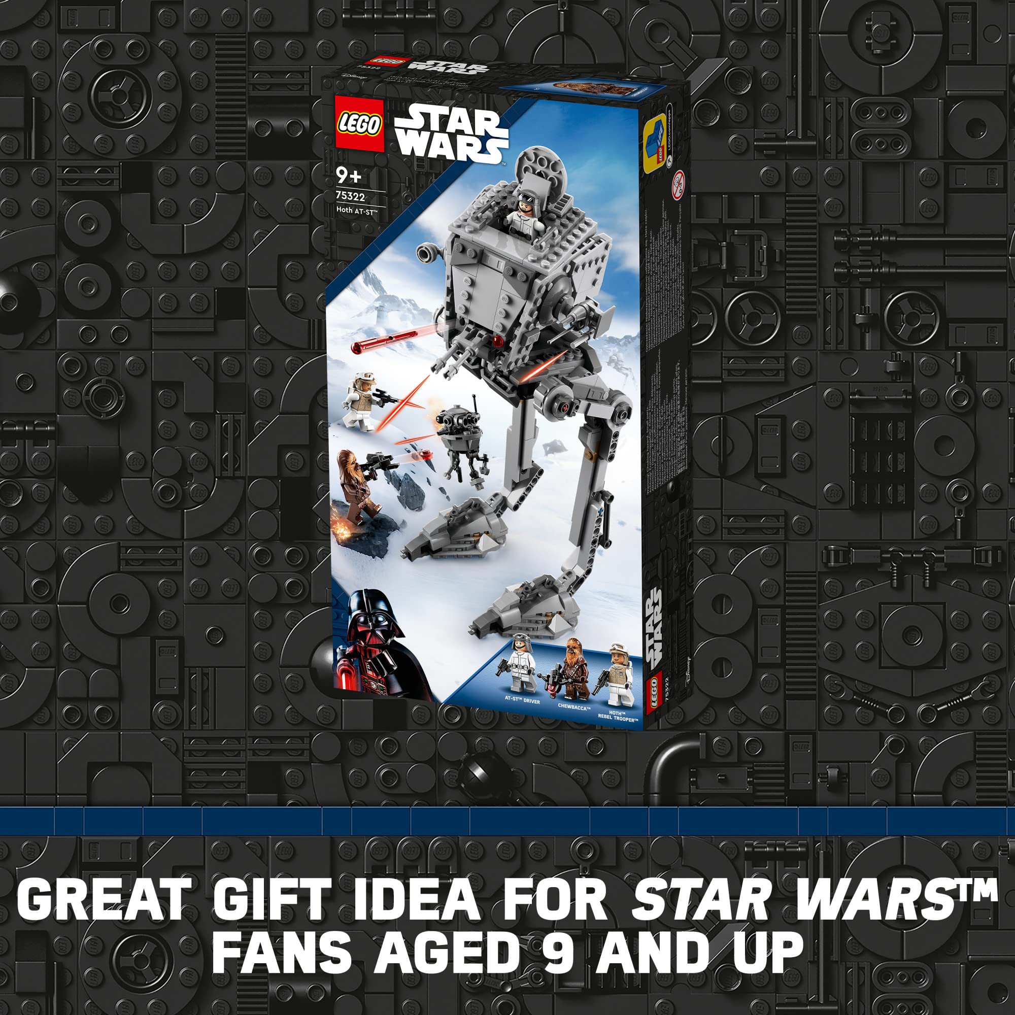 LEGO Star Wars Hoth at-ST 75322 Building Kit; Construction Toy for Kids ...