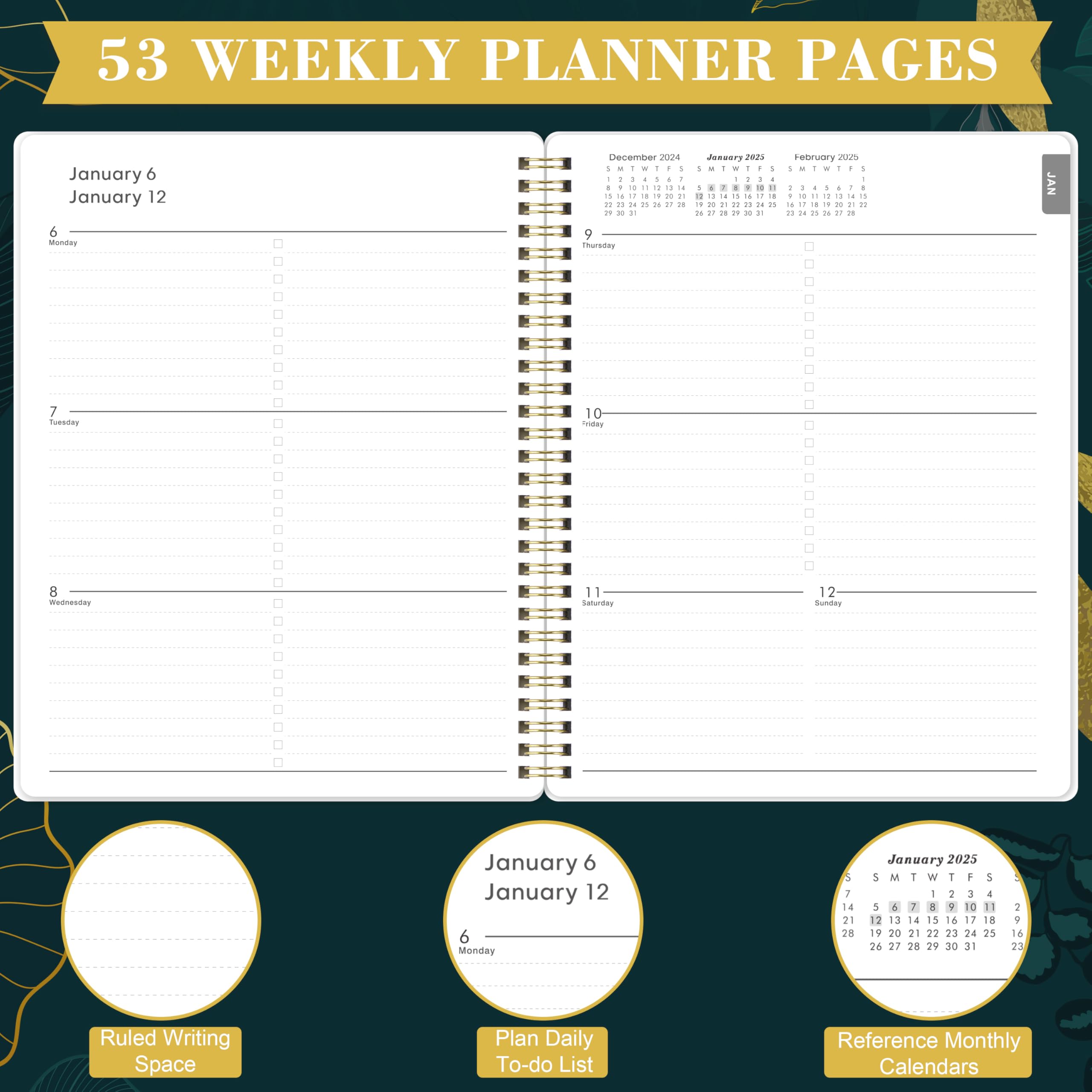 Snapklik.com : 2025 Planner - 2025 Planner Weekly And Monthly