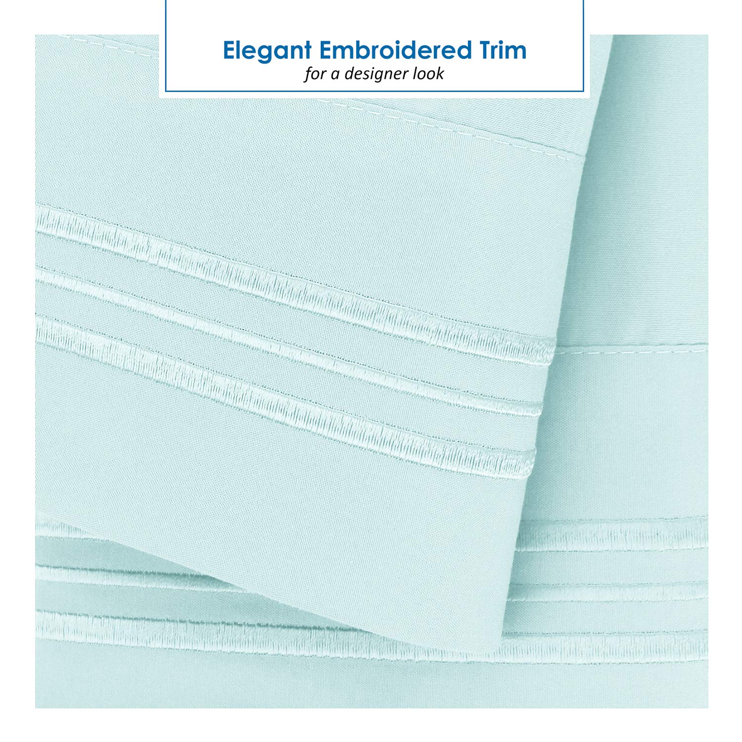 Snapklik.com : Light Blue Short Queen Sheets For RV, Hotel Luxury RV ...