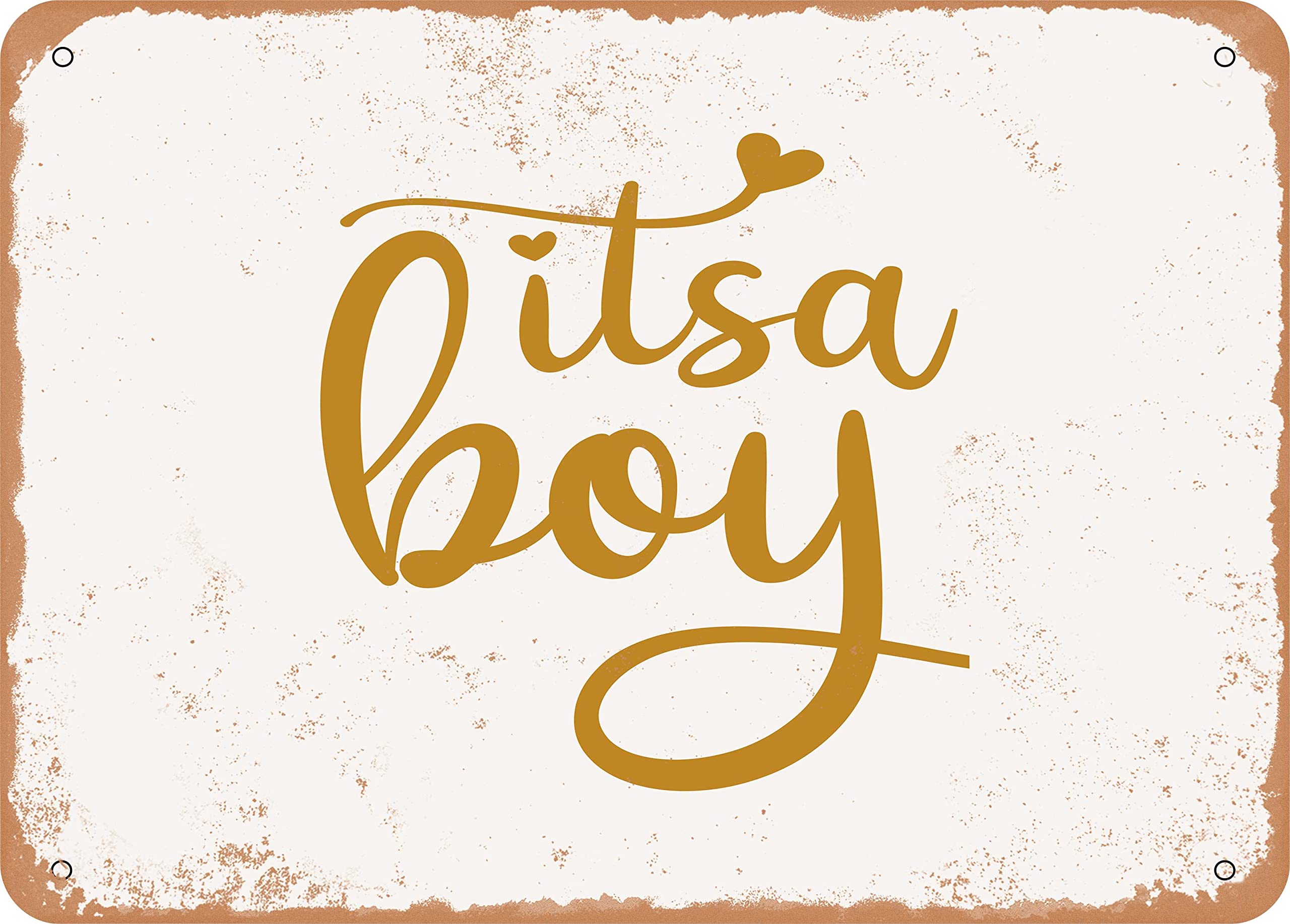 It S A Boy Sign Vintage