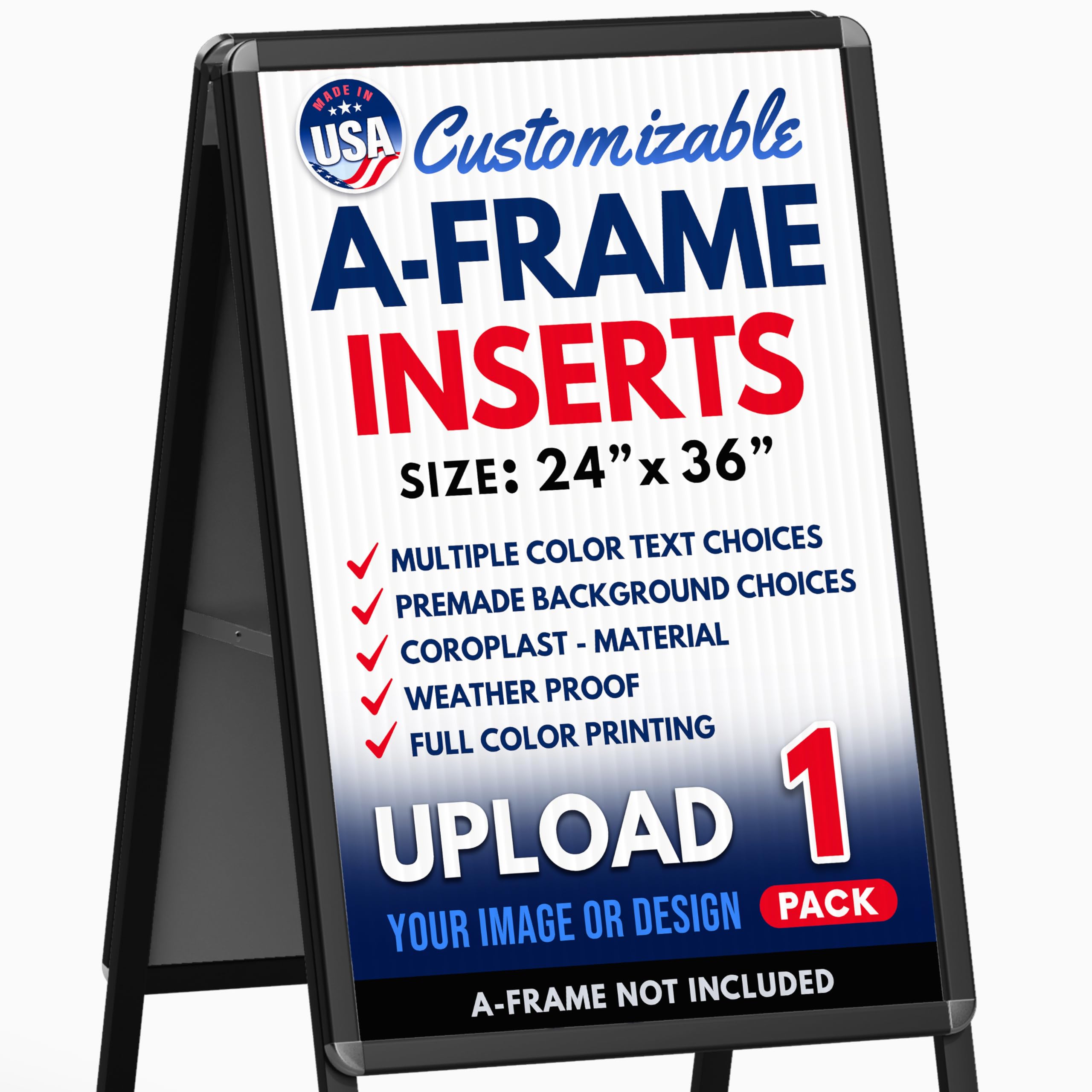 Outdoor Business Sign Frame Large A Frame Chalkboard Outdoor