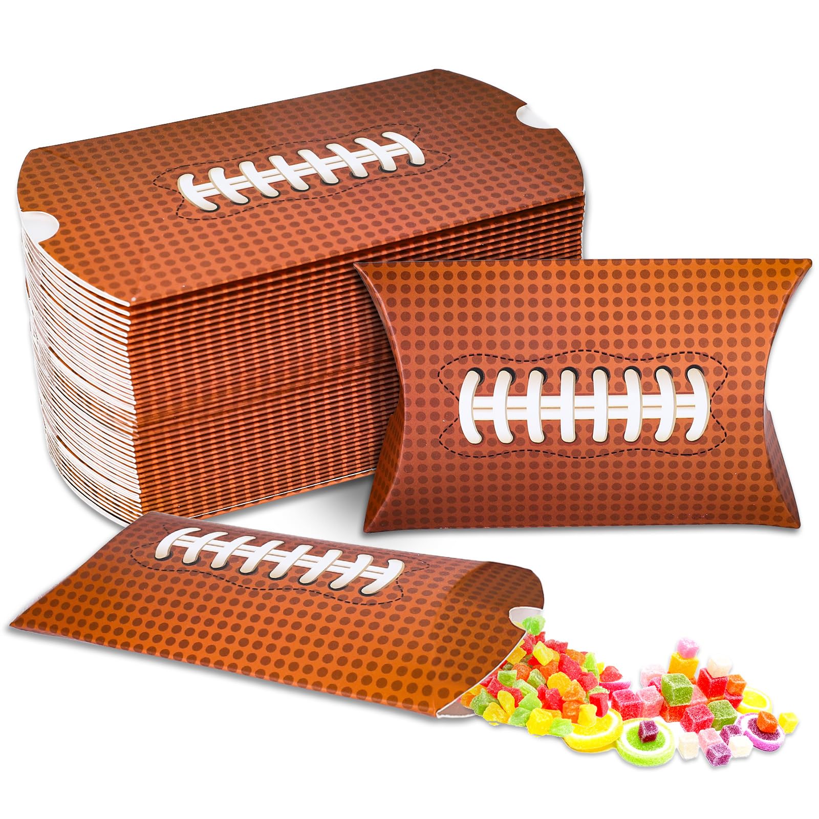 Amazon.com: AnyDesign 50 Pack Football Party Treat Boxes Sports Game ...
