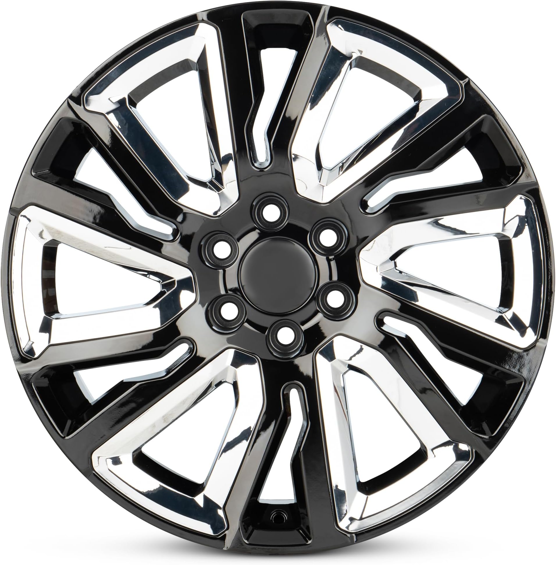 Amazon.com: 22 Inch Gloss Black Snowflake Replica Wheels Rims with ...