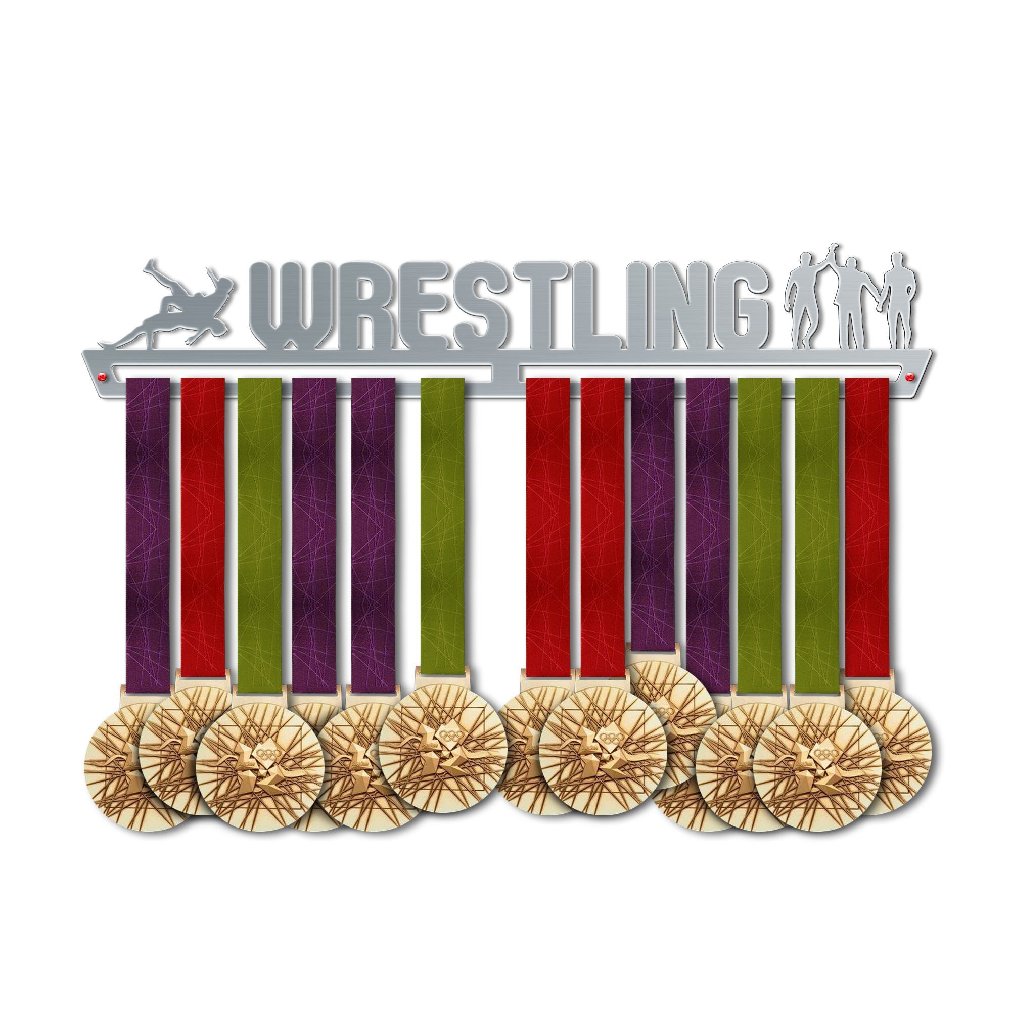 Buy VICTORY HANGERS Wrestling Medal Hanger Display V1 - Wall ed Award ...