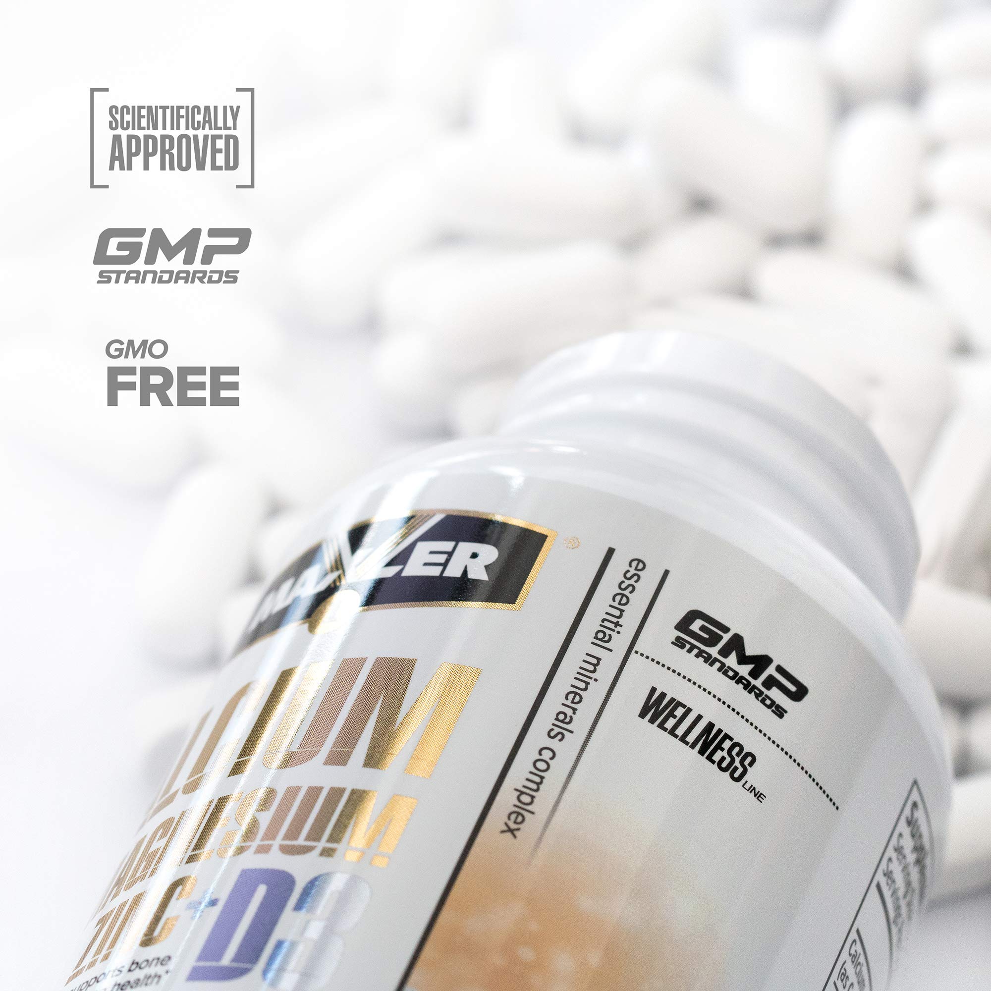 Maxler Calcium Magnesium Zinc Plus Vitamin D3 - Essential Minerals ...