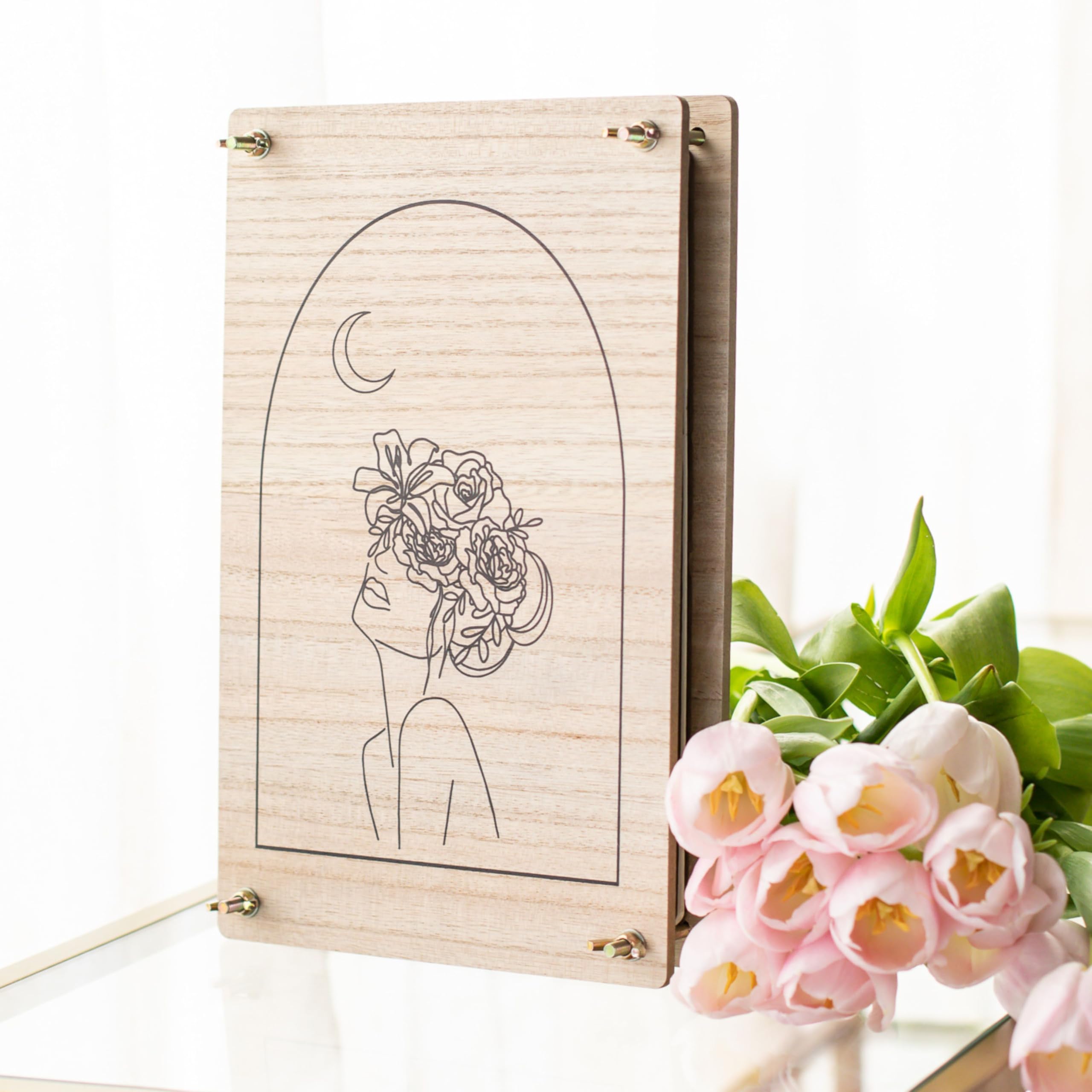 Amazon.com: Nordic Moon Flower Pressing Kit for Adults - Large Flower ...