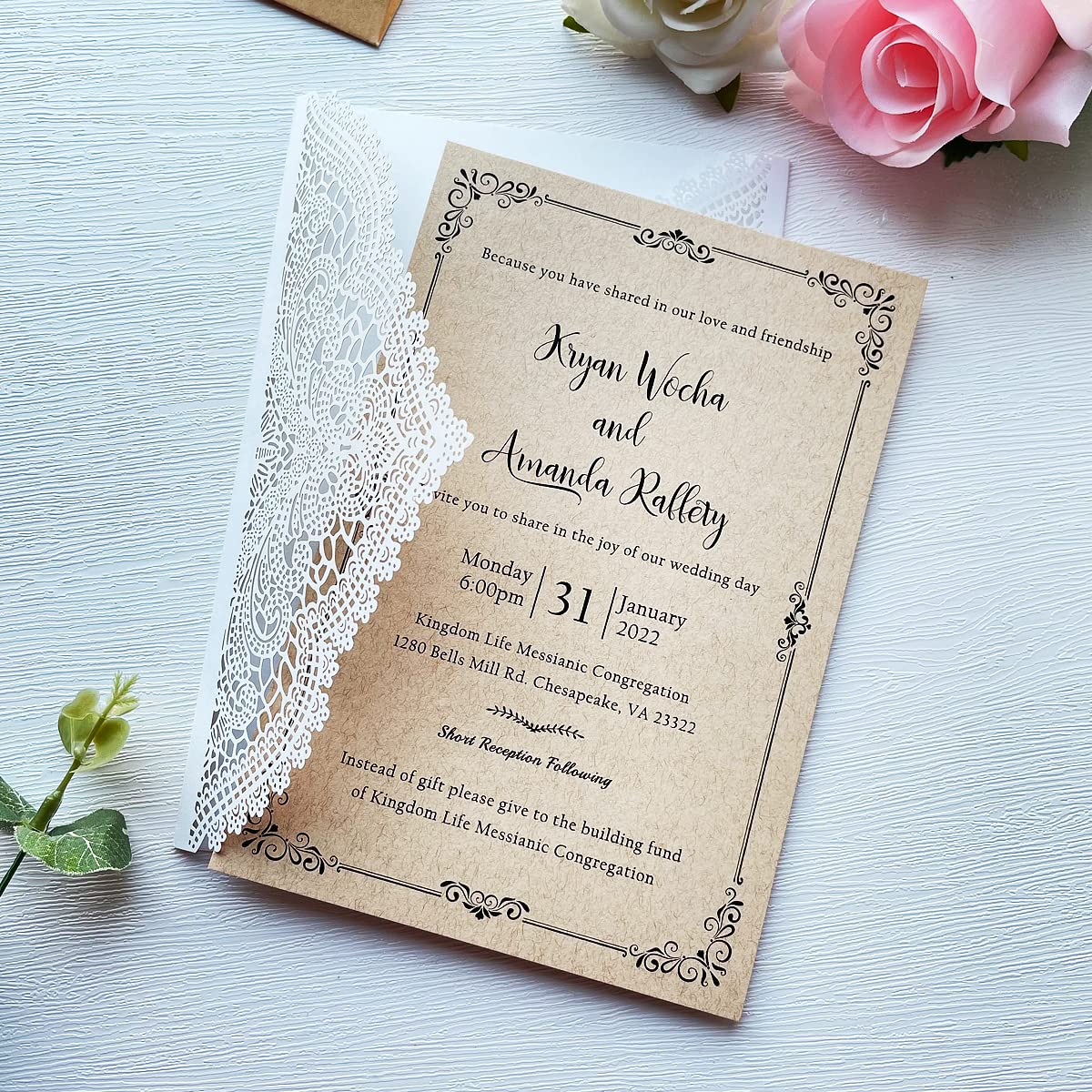 Rope Wedding Invitation