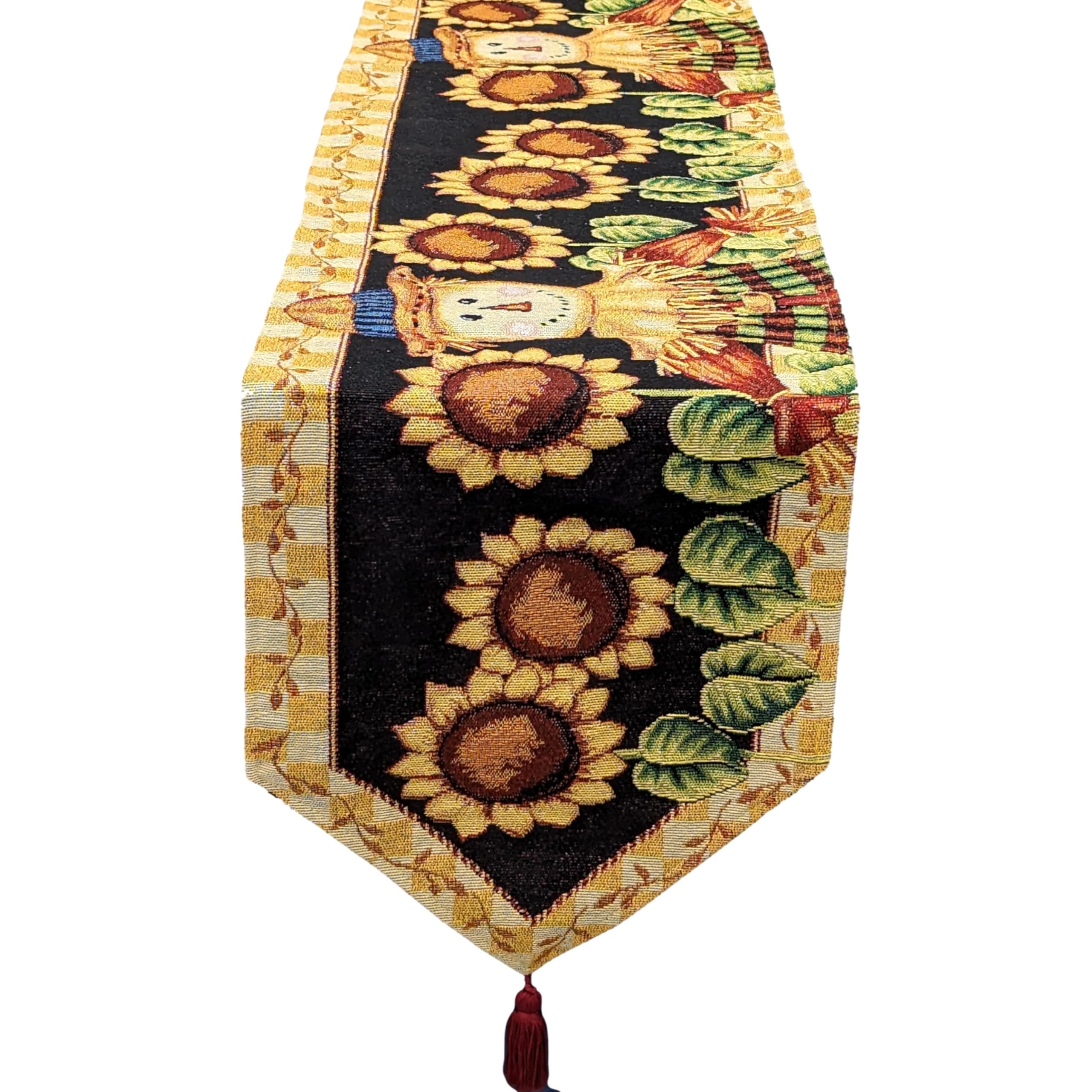 Amazon.com: Tache Fall Table Runners 90 inches Long Sunflower Field ...