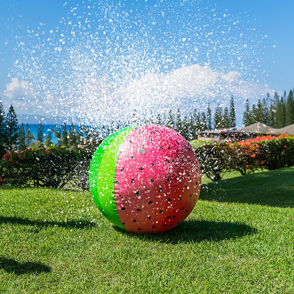 Snapklik.com : PoolCandy Giant Watermelon Inflatable Sprinkler Ball ...