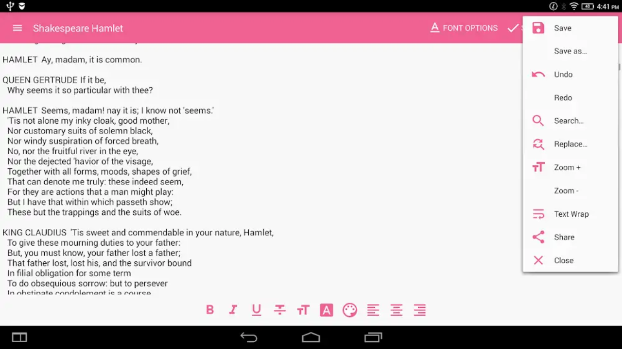 Text Editor - App on Amazon Appstore