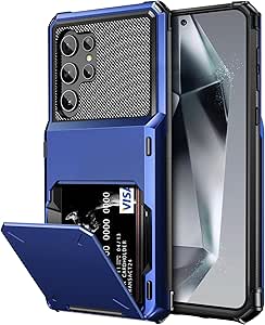 Amazon.com: Vofolen for Samsung Galaxy S24 Ultra Wallet Case with Card Holder, Dual Layer Heavy ...