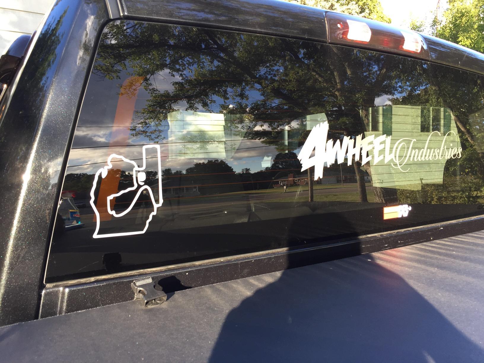 Amazon.com: Michigan Holding Gun Outline Decal Sticker (Silver ...