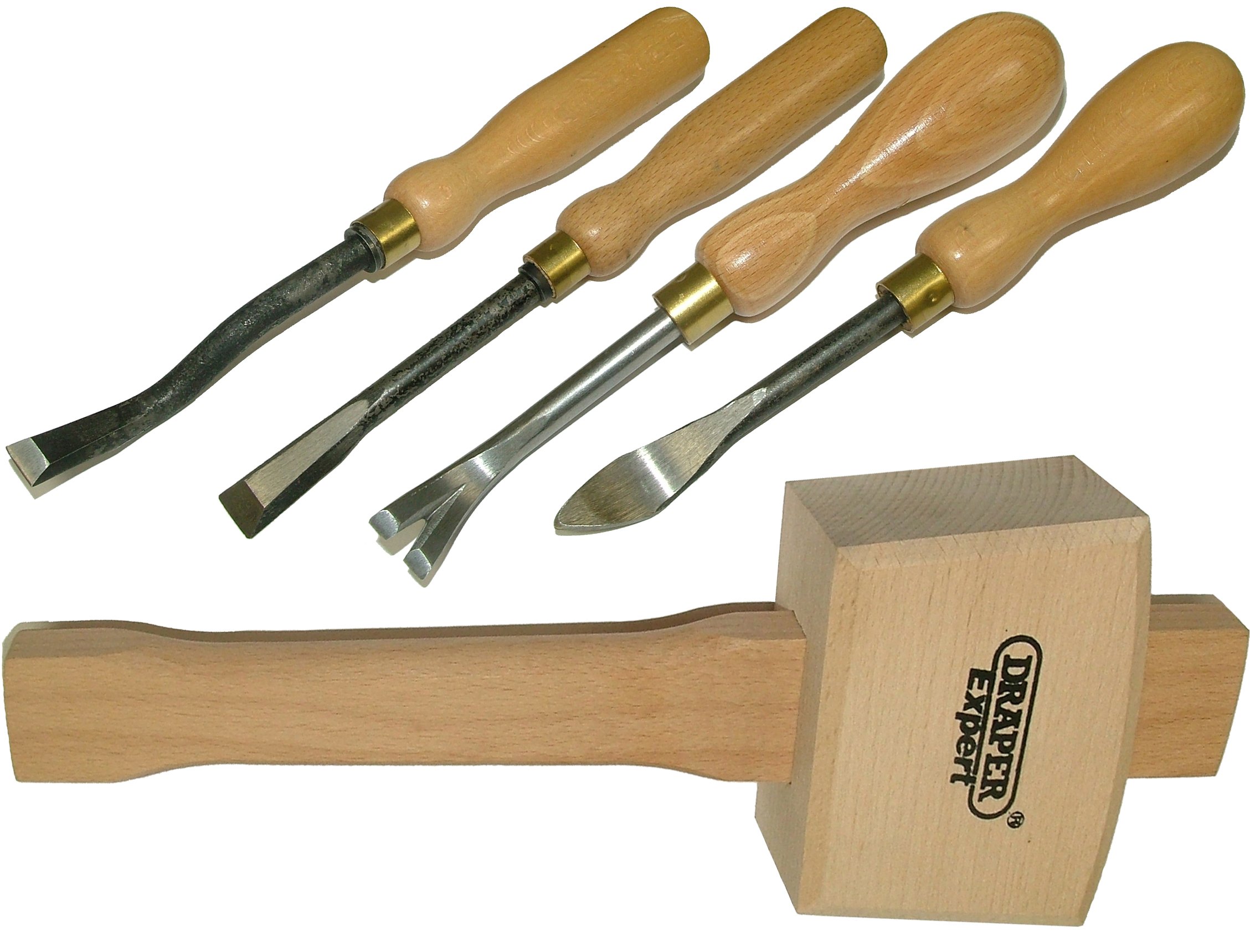 Tack Lifter, Staple Lifter, Bent, Straight Ripping Chisel + Mallet ...