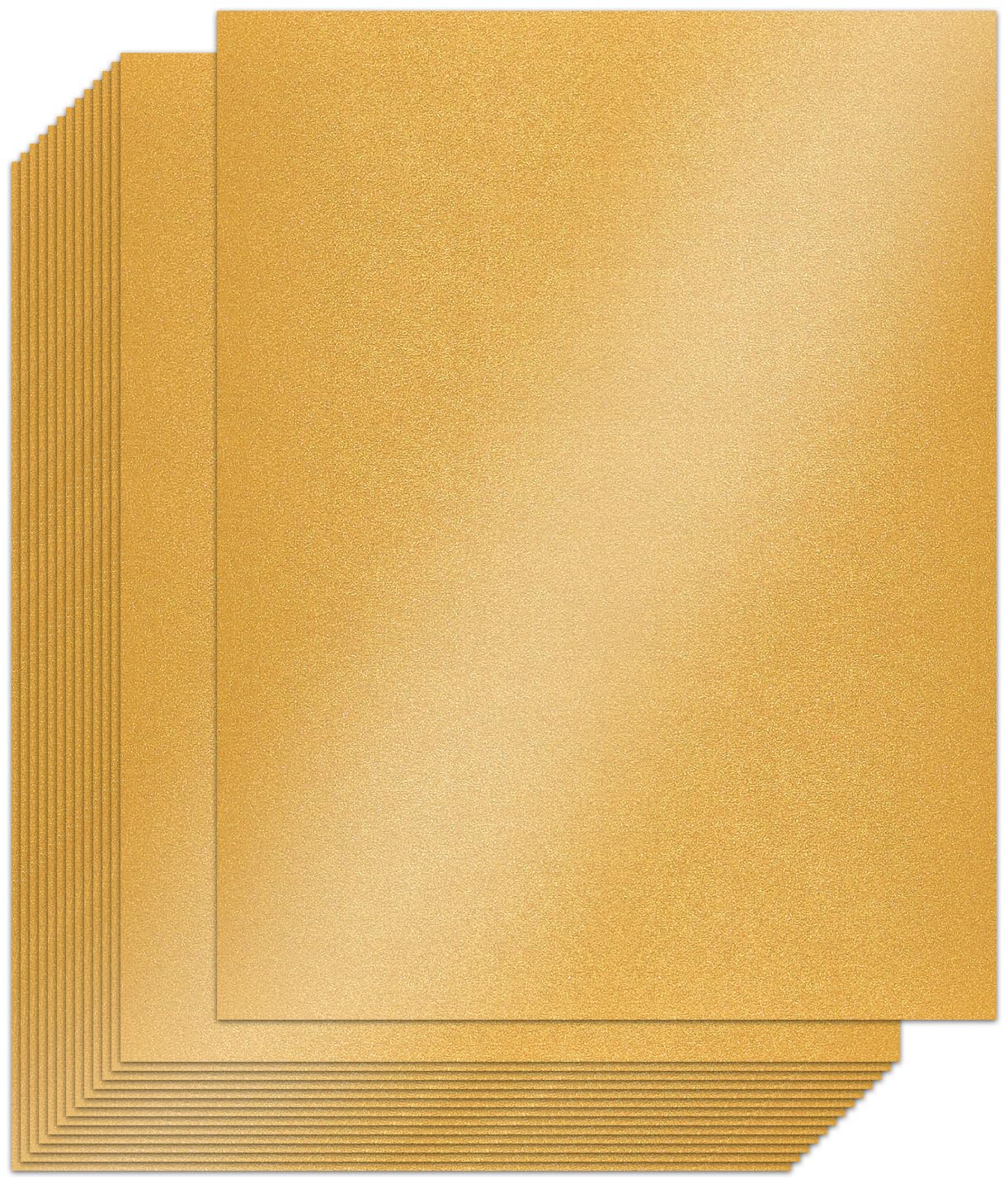 Amazon.com : Gondiane Golden Shimmer Paper,24 sheets Pearlized Coating ...