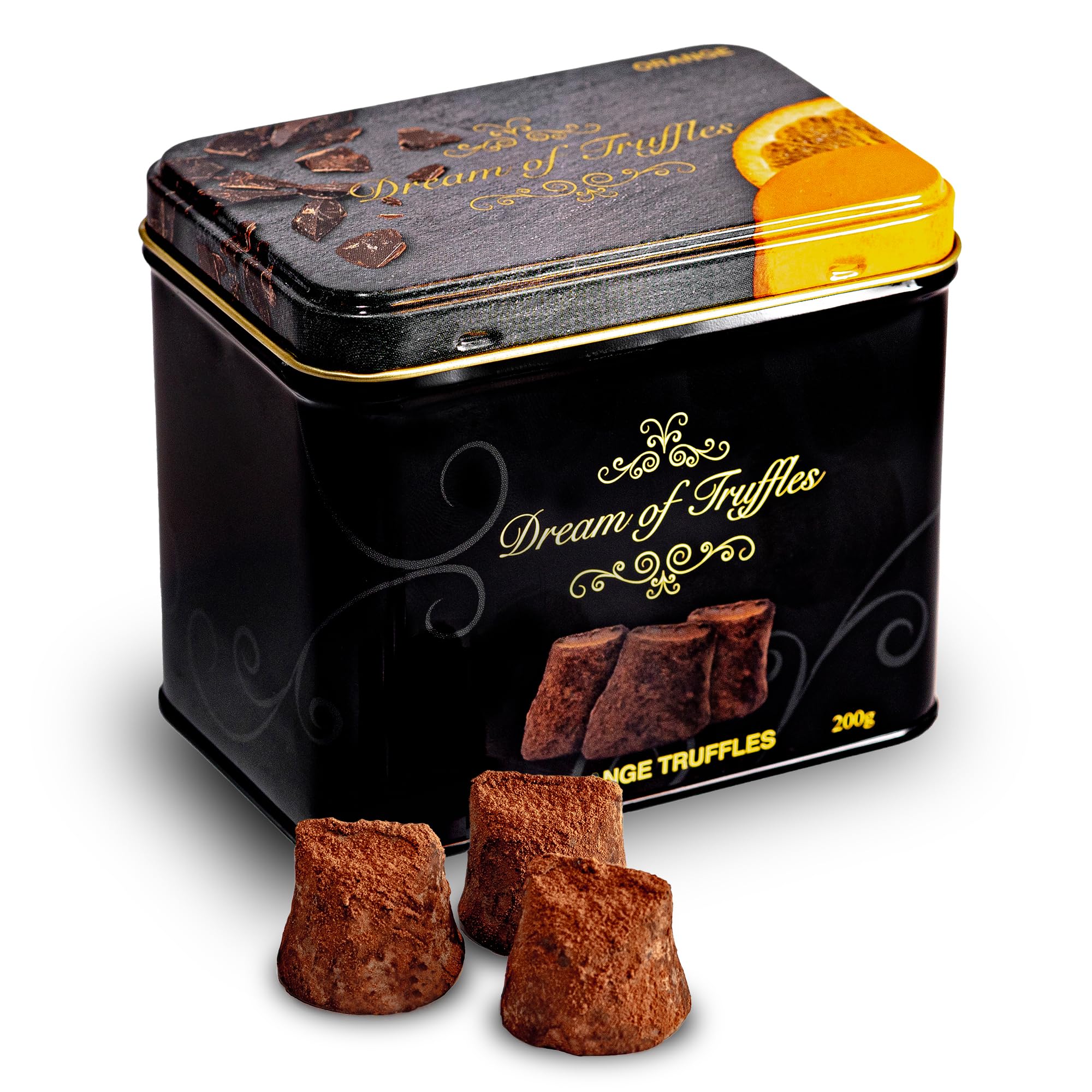 Amazon.com: Dream of Truffles - Cocoa Powdered Orange Truffles | Zesty ...