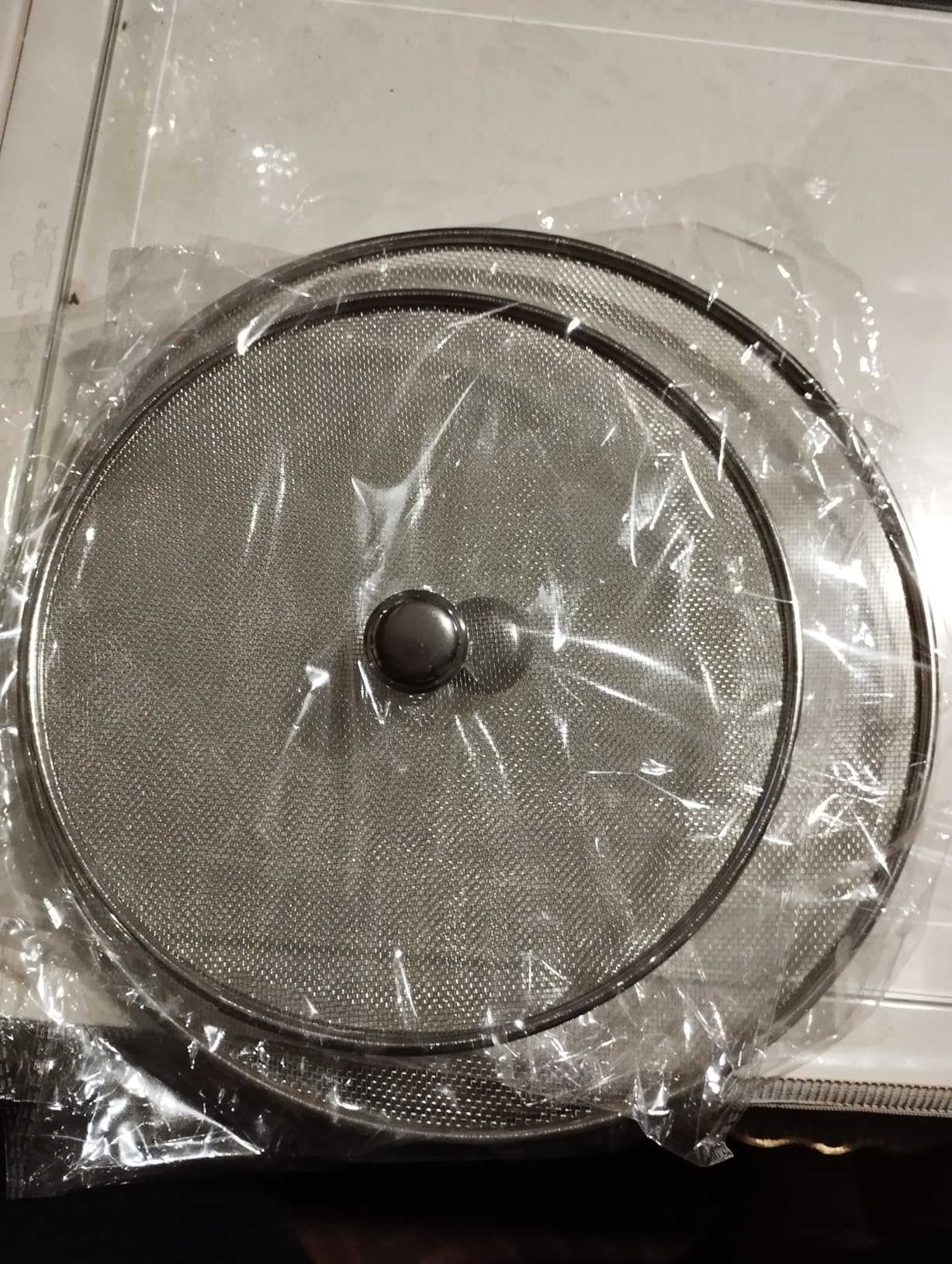 Kitchen Expert Steel Net Cover Jali| Set Of 2 (20cm & 25cm)| Milk Net ...