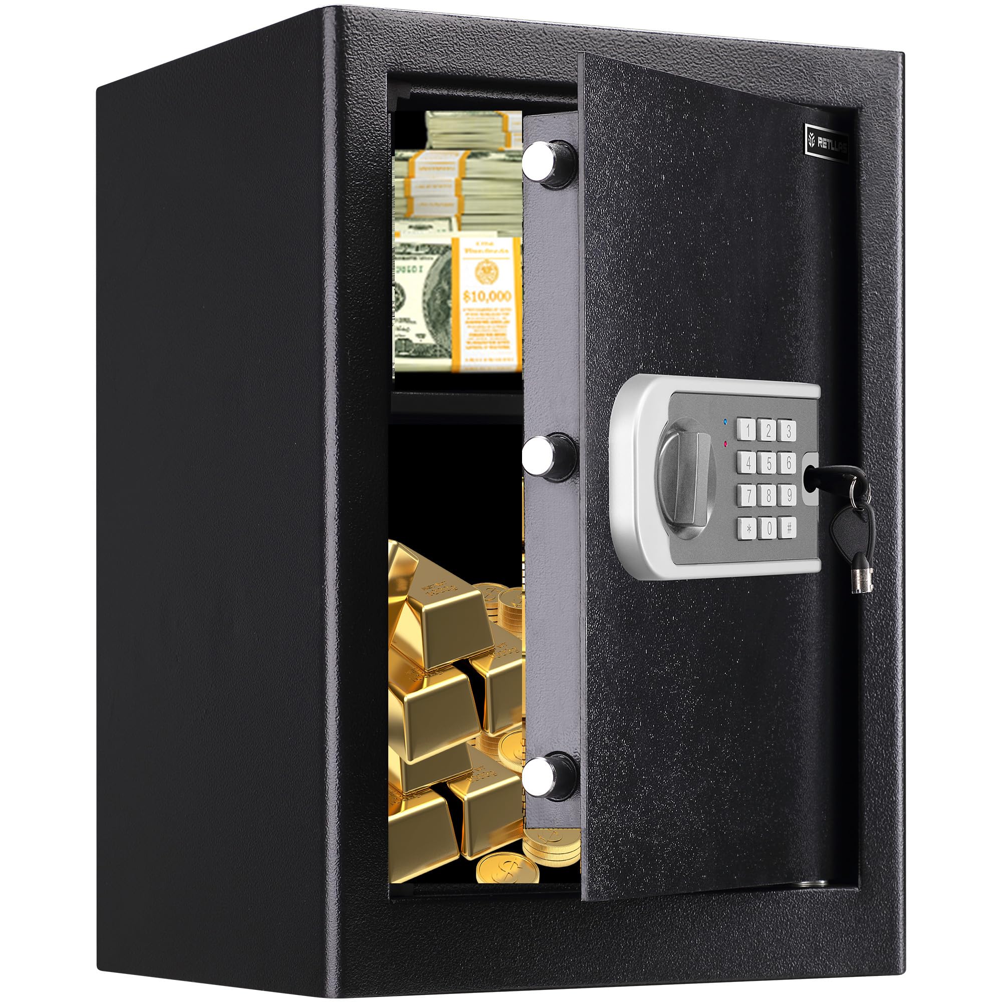 Snapklik.com : Home Safe, Fireproof & Waterproof, Digital Keypad ...