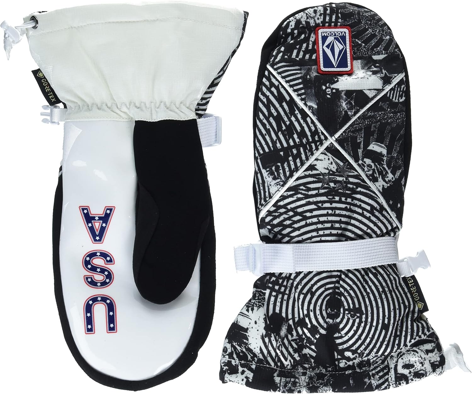 Amazon.com: Volcom Men's USST Ou X-Mitt Mitt Black White XL : Clothing ...