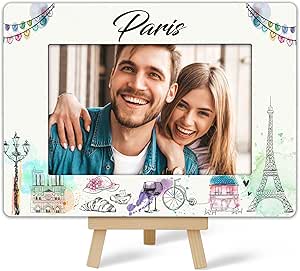 Amazon.com - Paris Picture Frame, Travel Frame - Paris Souvenirs Gift ...