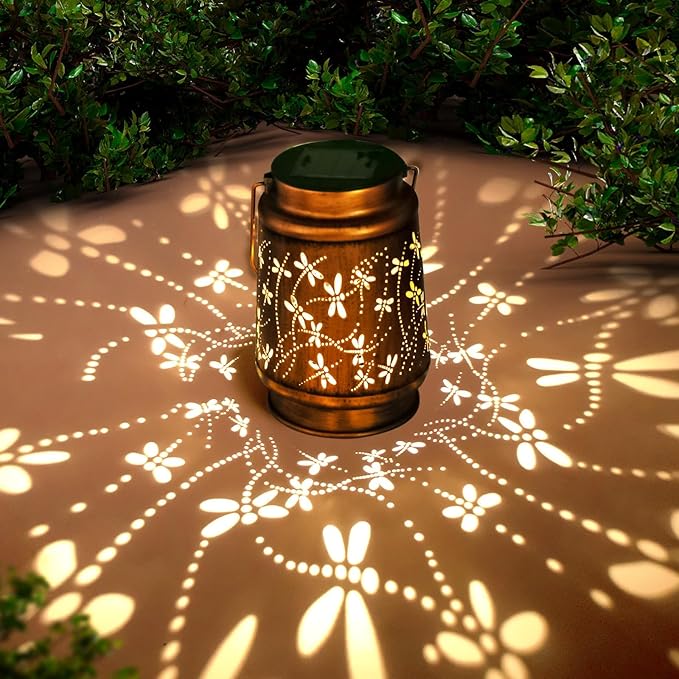 Dragonfly Solar Lantern, Birthday Gifts for Women, Garden Lights ...
