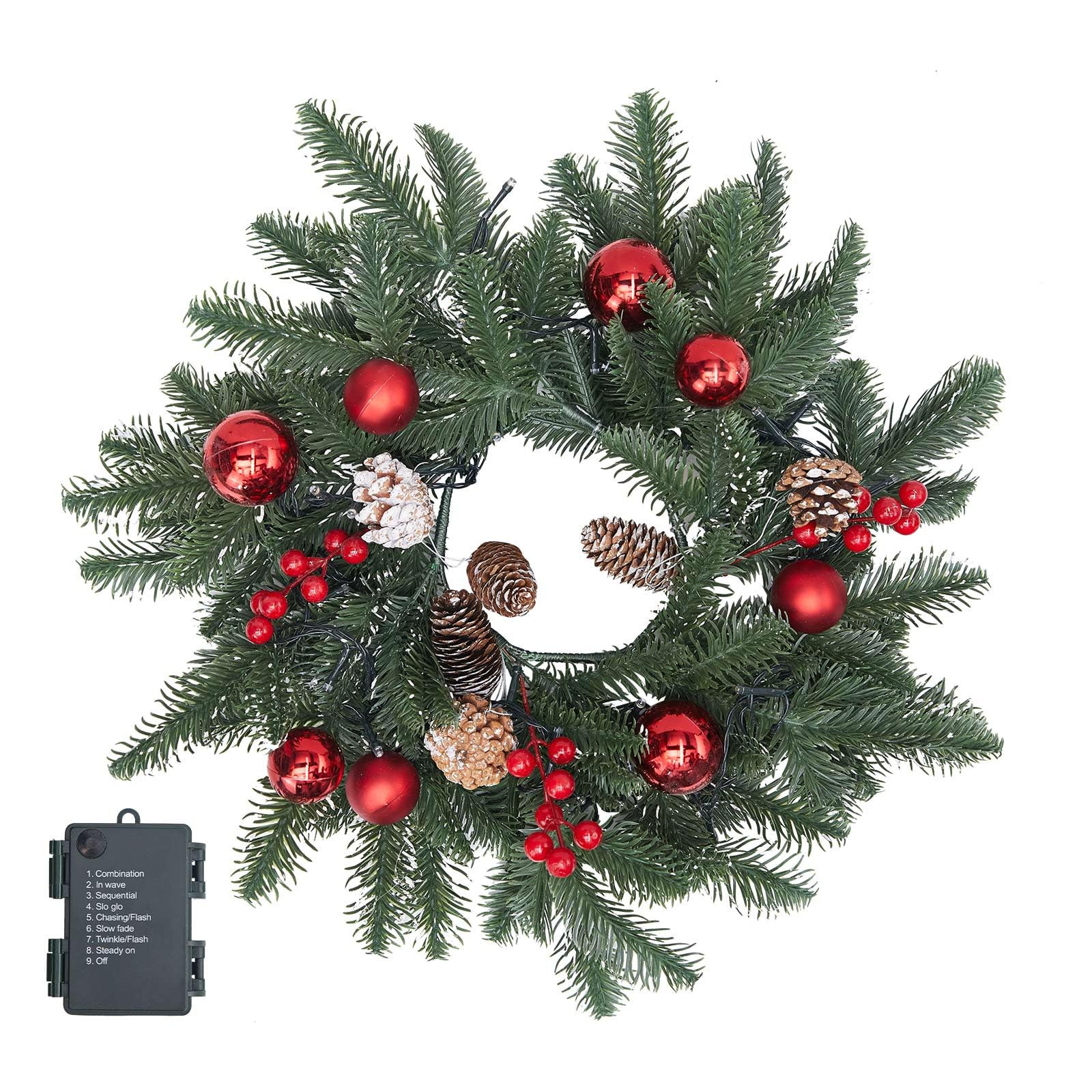 Snapklik.com : 20 Inch Christmas Wreath