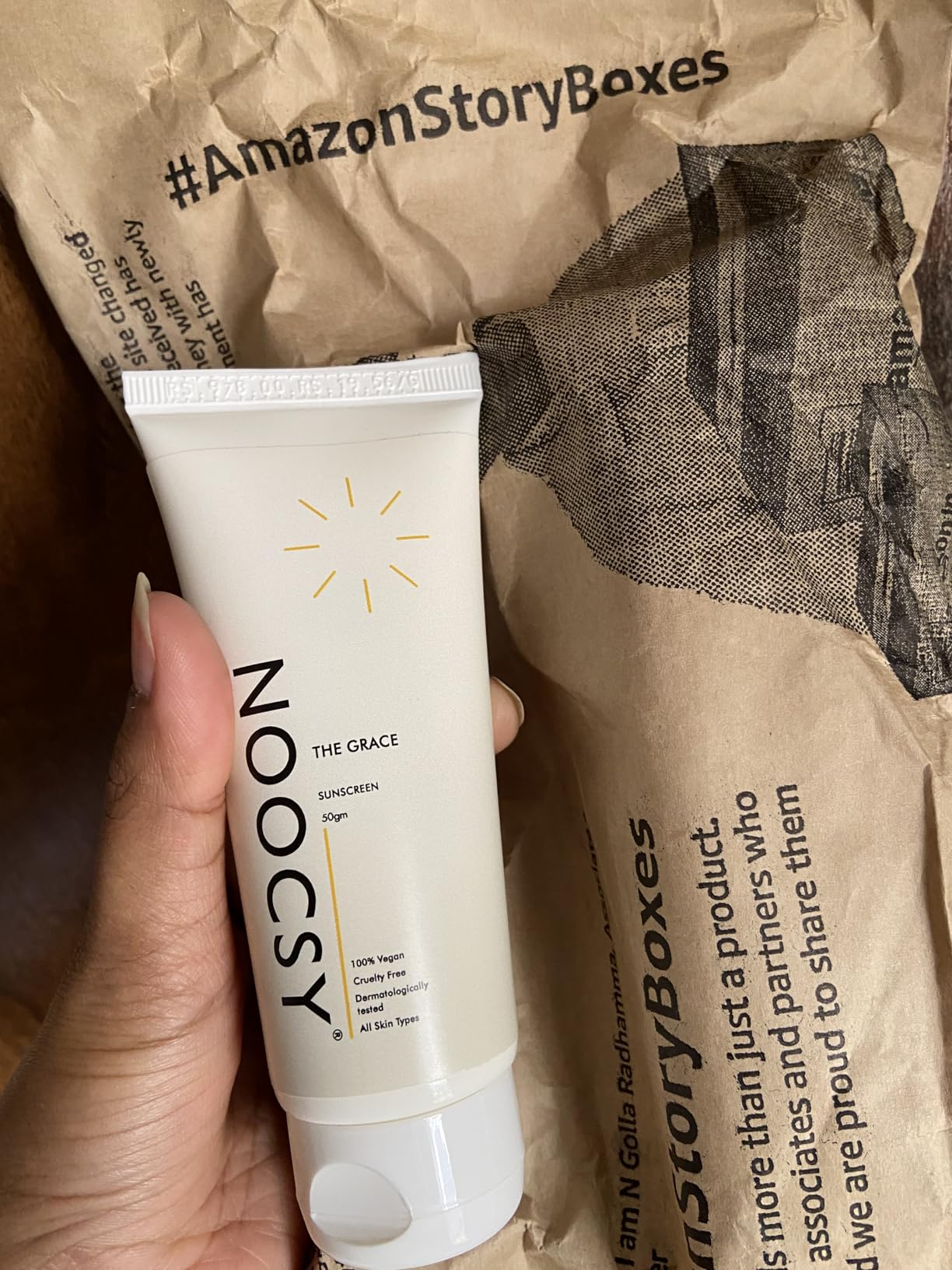 NOOCSY The Grace Sunscreen Spf 50+ Pa++++ With Zinc Oxide, Titanium ...