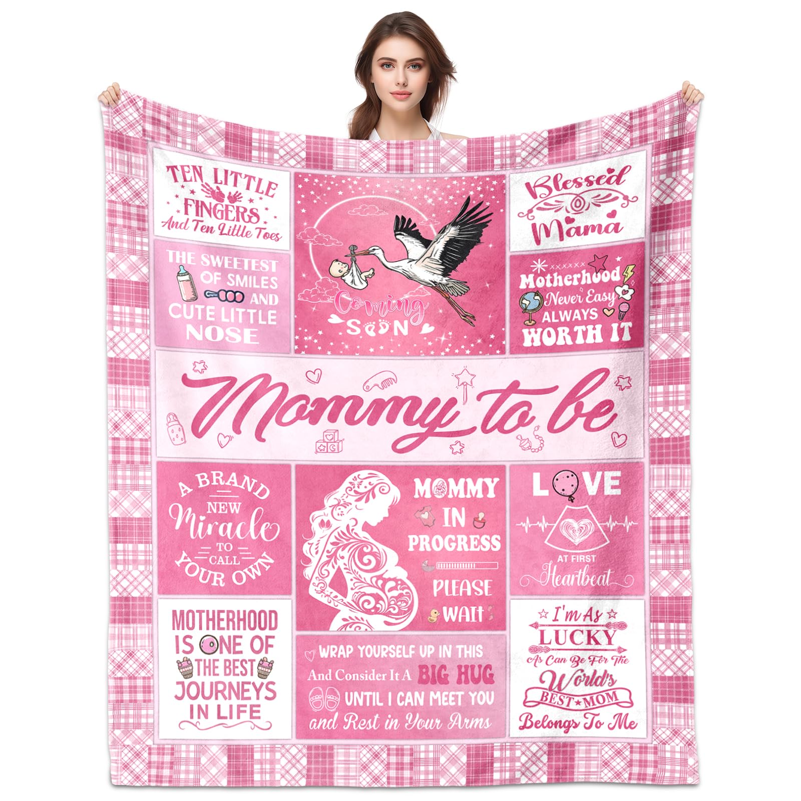 Amazon.com: Mom to Be Gifts, Mommy to Be Gifts, New Mom Gifts Blanket ...