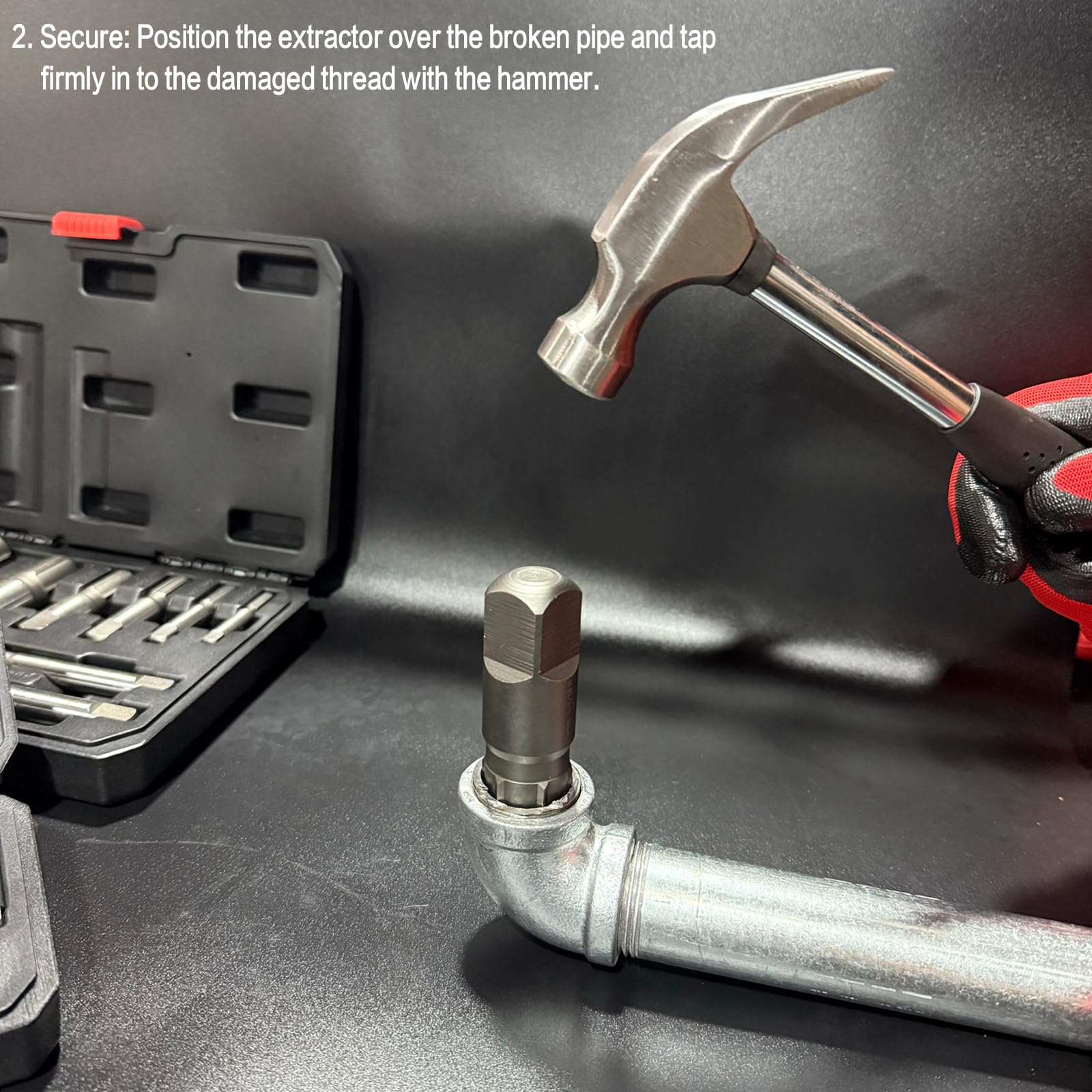 Snapklik.com : Heavy-Duty Pipe Extractor Set 9 Piece Broken Pipe ...