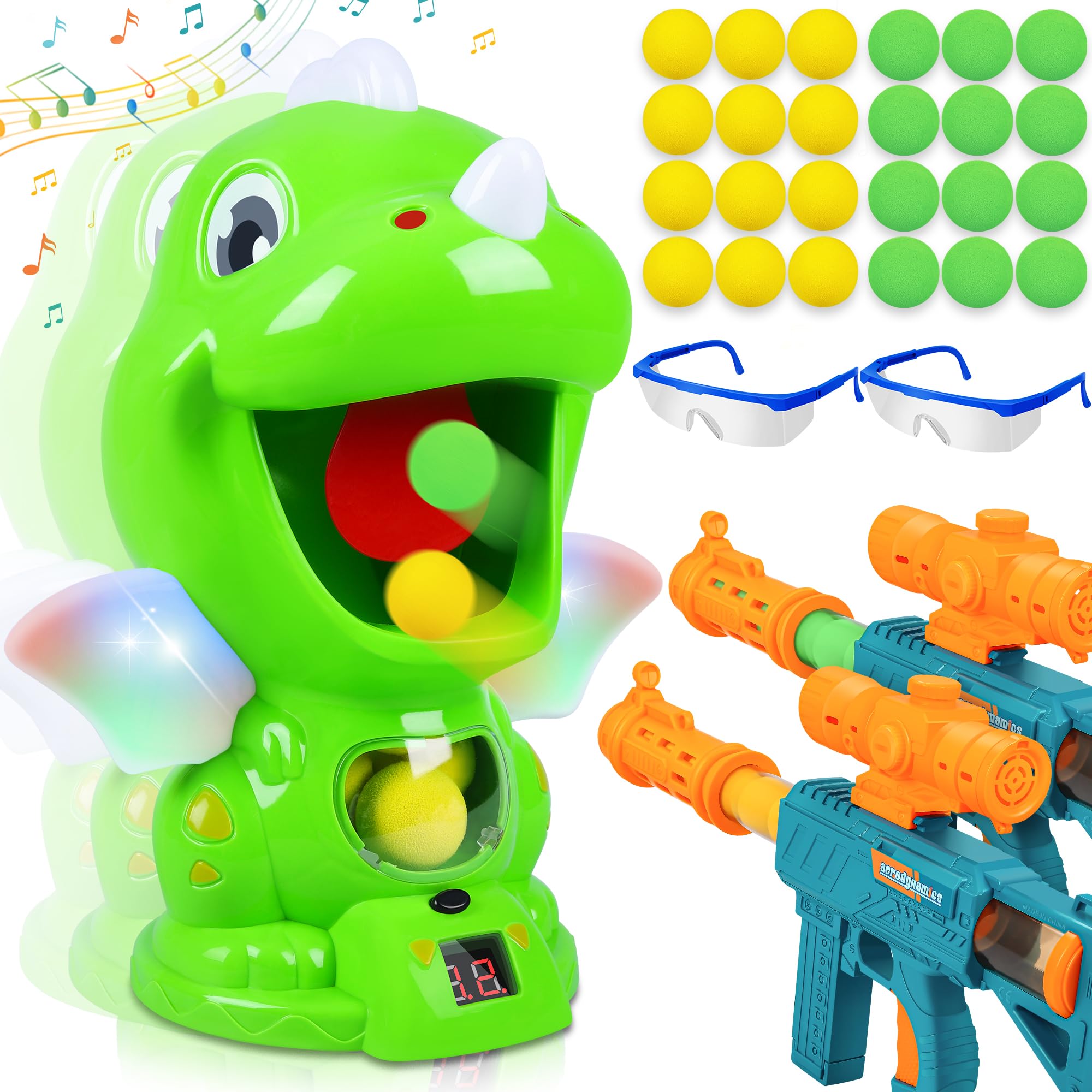 Snapklik.com : Movable Dinosaur Shooting Toy Guns For Kids