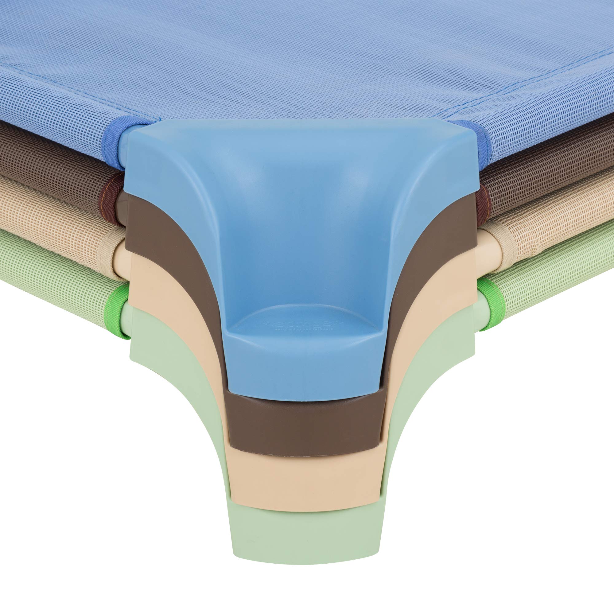 Sprogs Heavy Duty Stackable Standard Size 52l Daycare Cots Kids ...