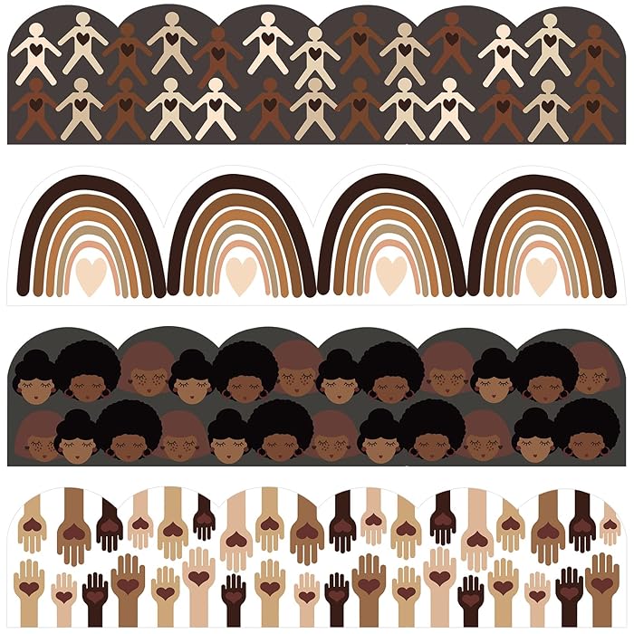 Buy 65 Feet Diversity Equality Growth Mindset Bulletin Board Borders 4 ...