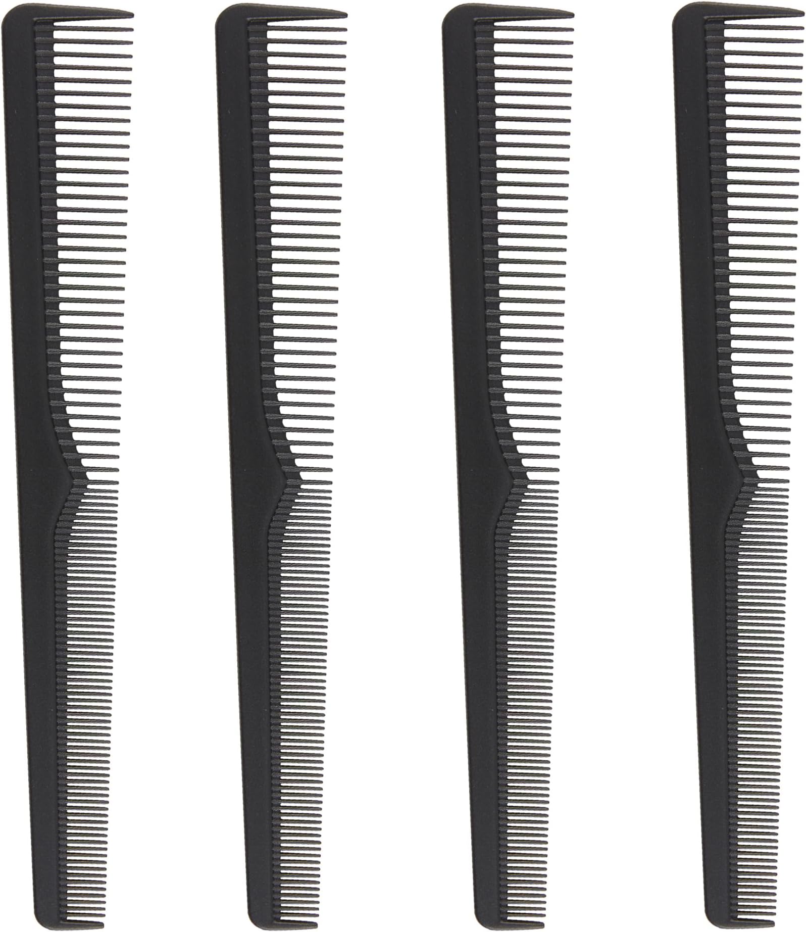 Amazon.com : Premium Carbon Fiber Barber Combs - 4 Pack - Heat ...