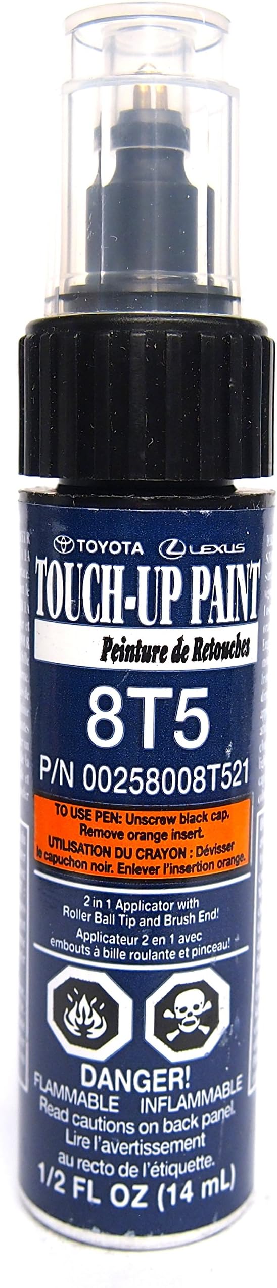Amazon.com: TOYOTA Genuine 00258-008T6-21 Voodoo Blue Touch-Up Paint ...