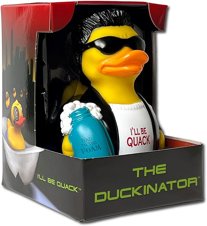 Amazon.com: CelebriDucks - The Duckinator - Floating Rubber Ducks ...