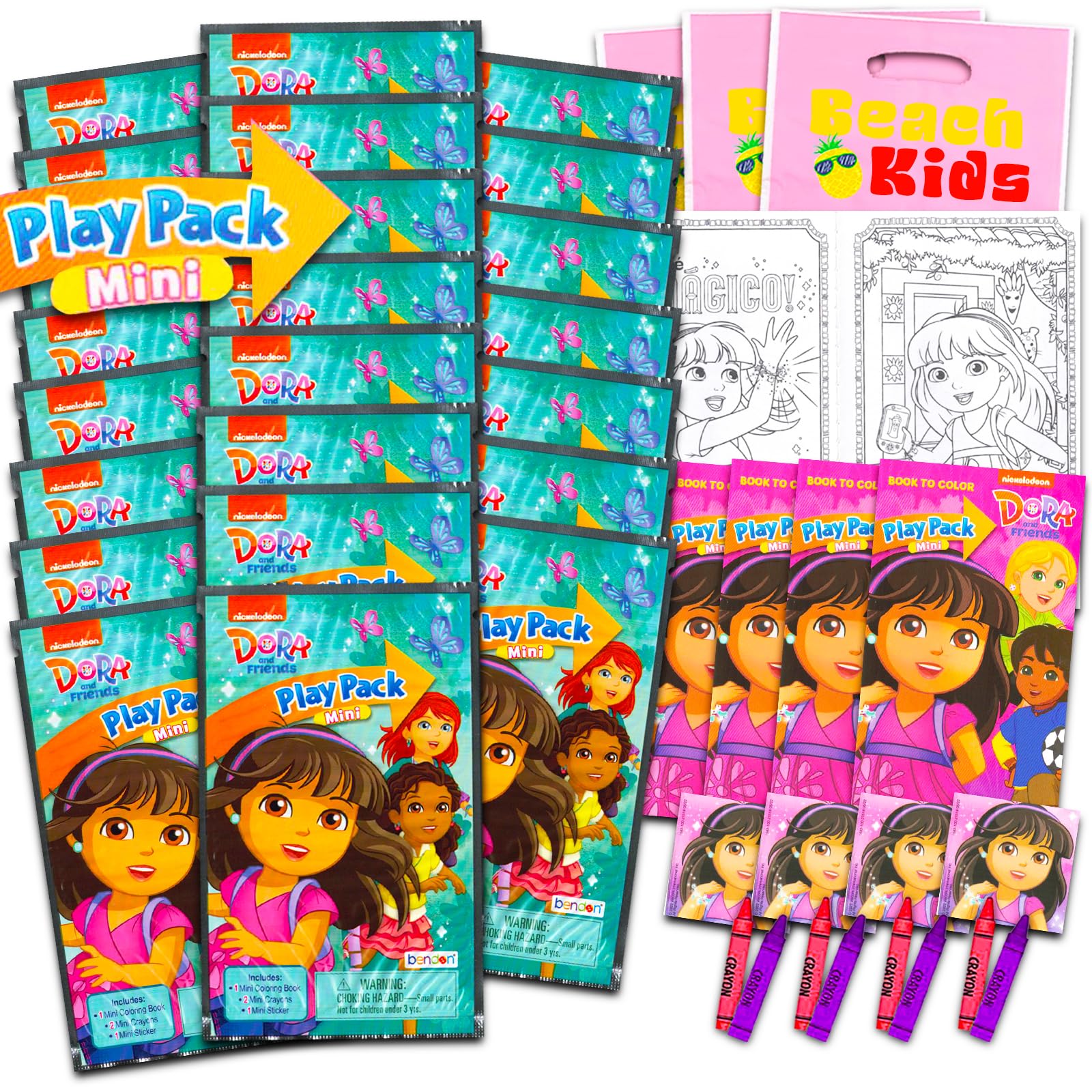 Buy Dora the Explorer Mini Party Favors Set - Bundle with 24 Mini Dora ...