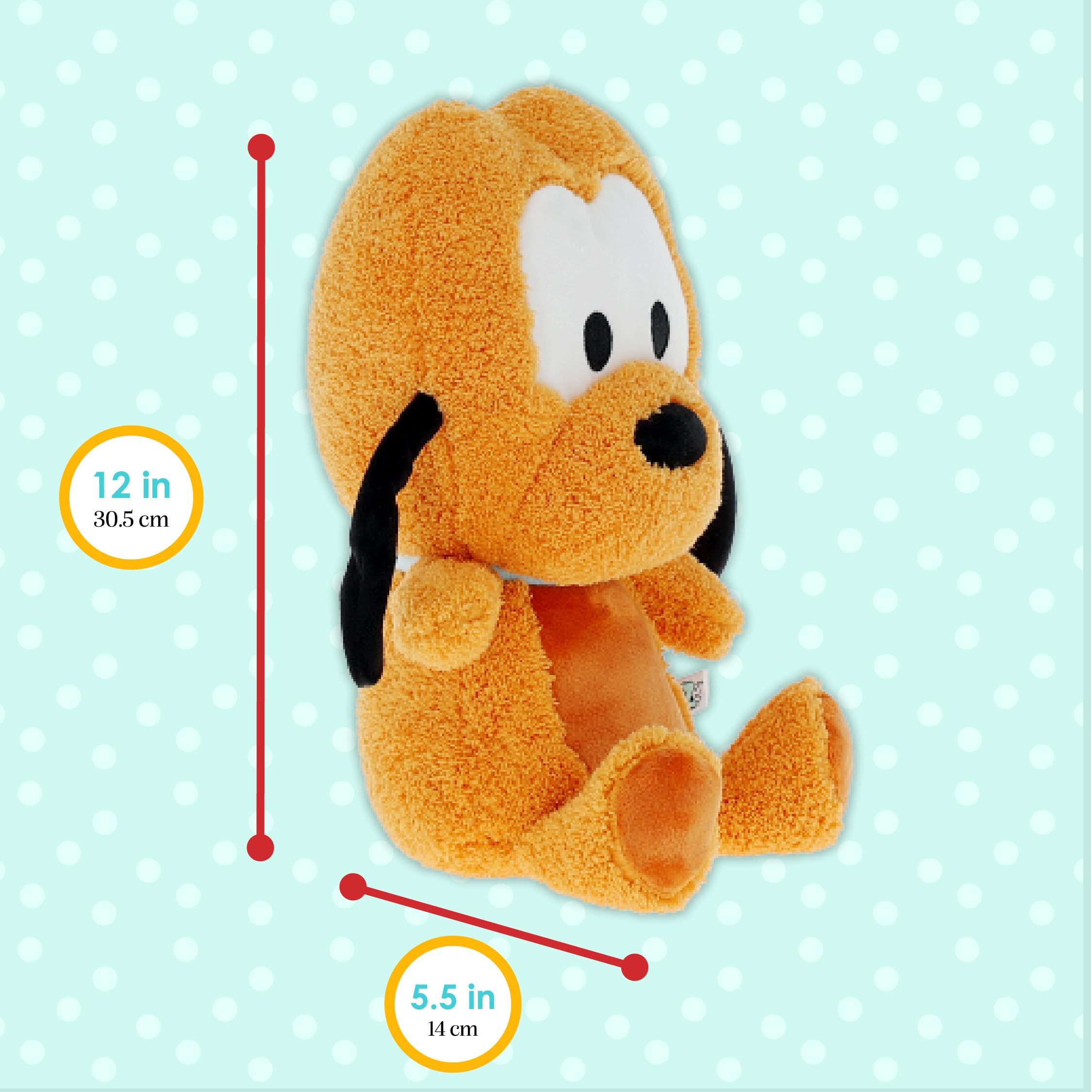Disney Baby Pluto Plush Disney Mickey Knuffel In Dekentje
