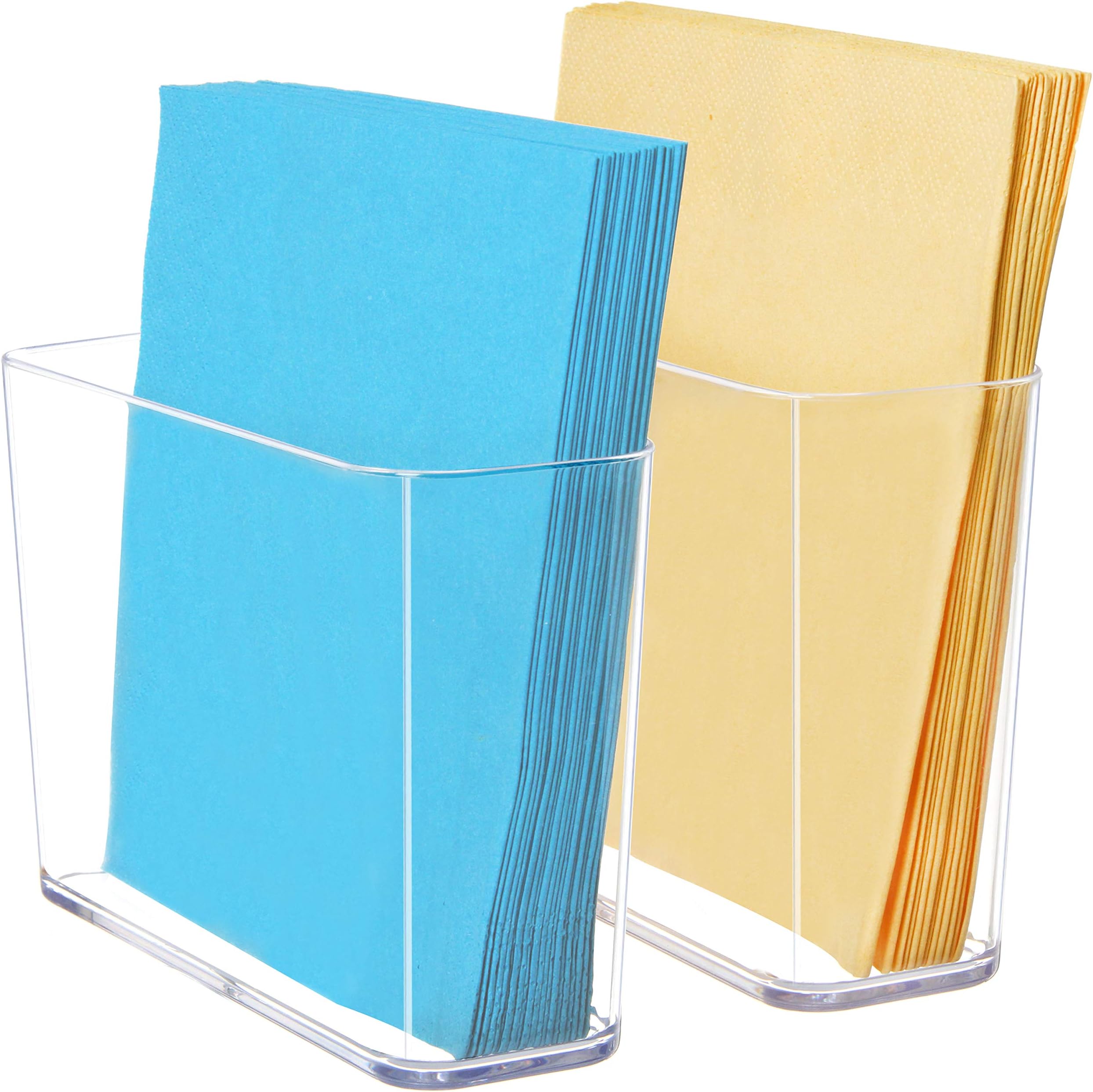 Amazon.com: Youngever 2 Pack Clear Plastic Napkin Holders: Home & Kitchen
