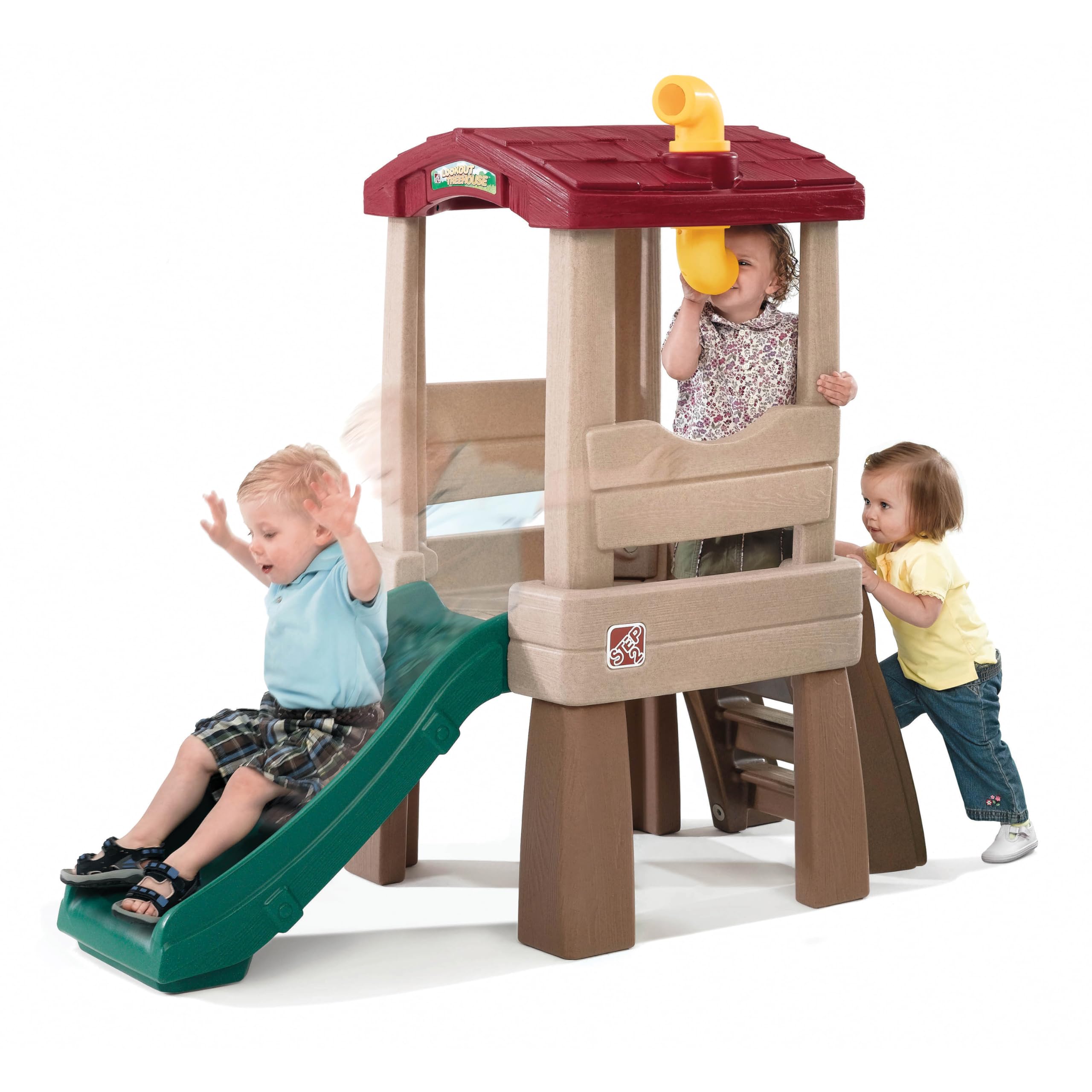 Plastic Playhouse Treehouse Slide Wendy Tower Ladder