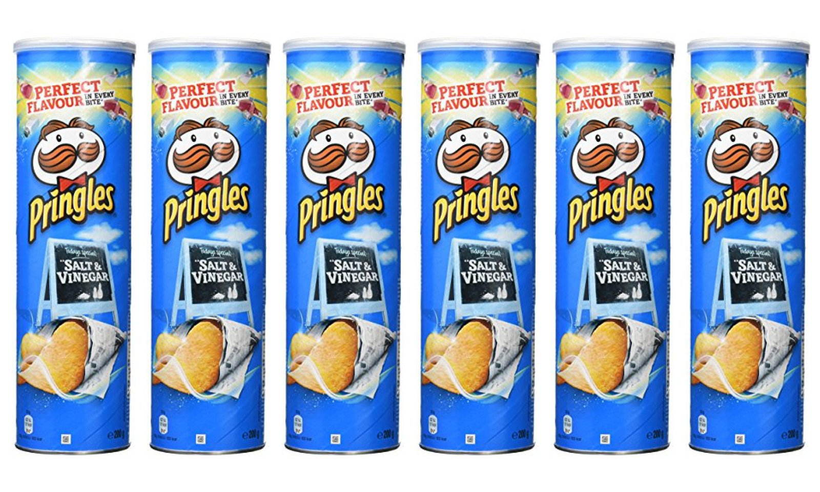 Buy PRINGLES SALT AND VINEGAR POTATO CRISPS 200G X 6 MULTIPACK Online ...