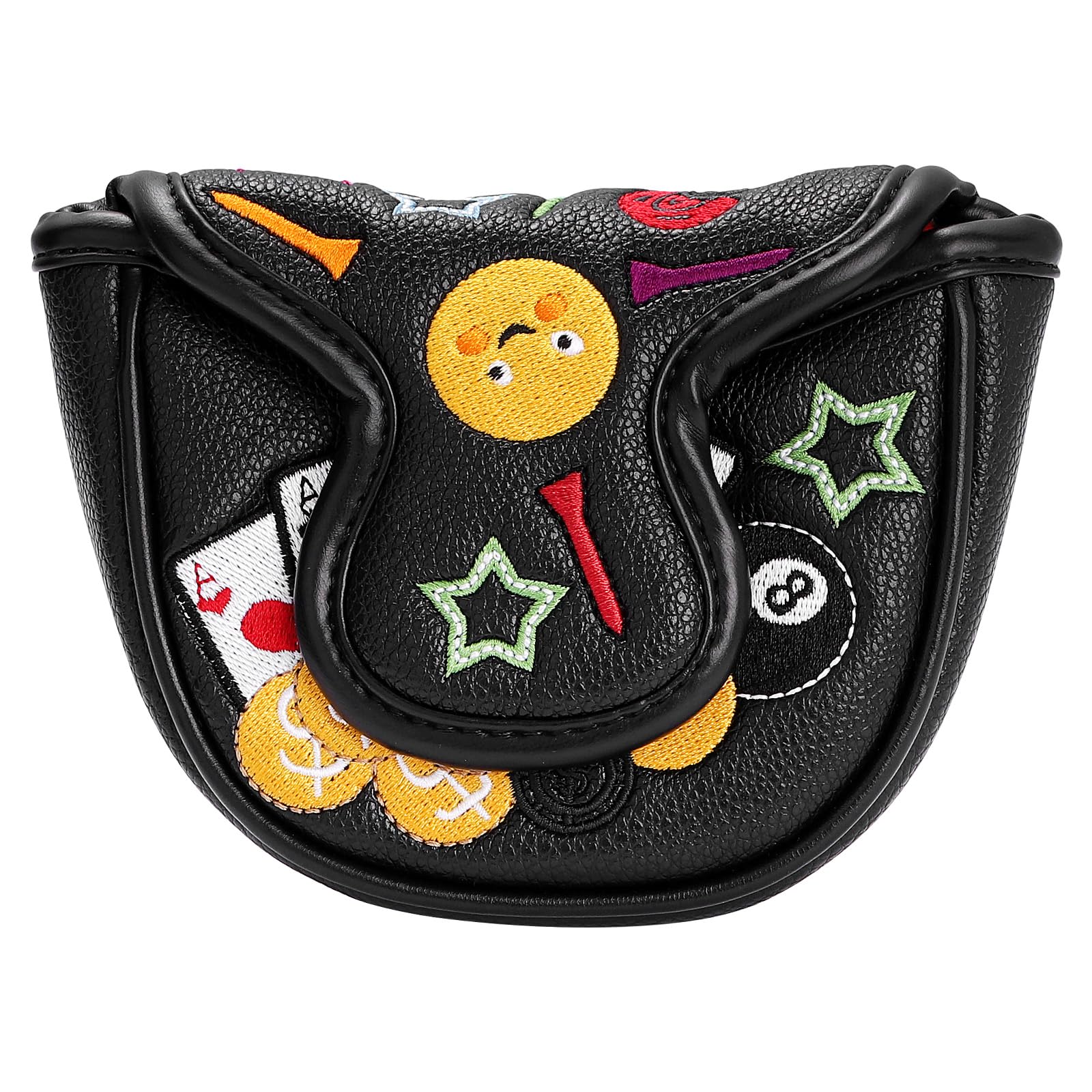 Amazon.com : Funny Golf Putter Cover Mallet, Pokers Golf Mallet Putter ...