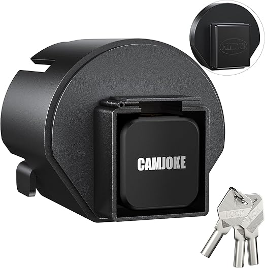 Amazon.com: Trailer Lock Fits 2 &2 5/16 Inch Secures Safety Chains for ...