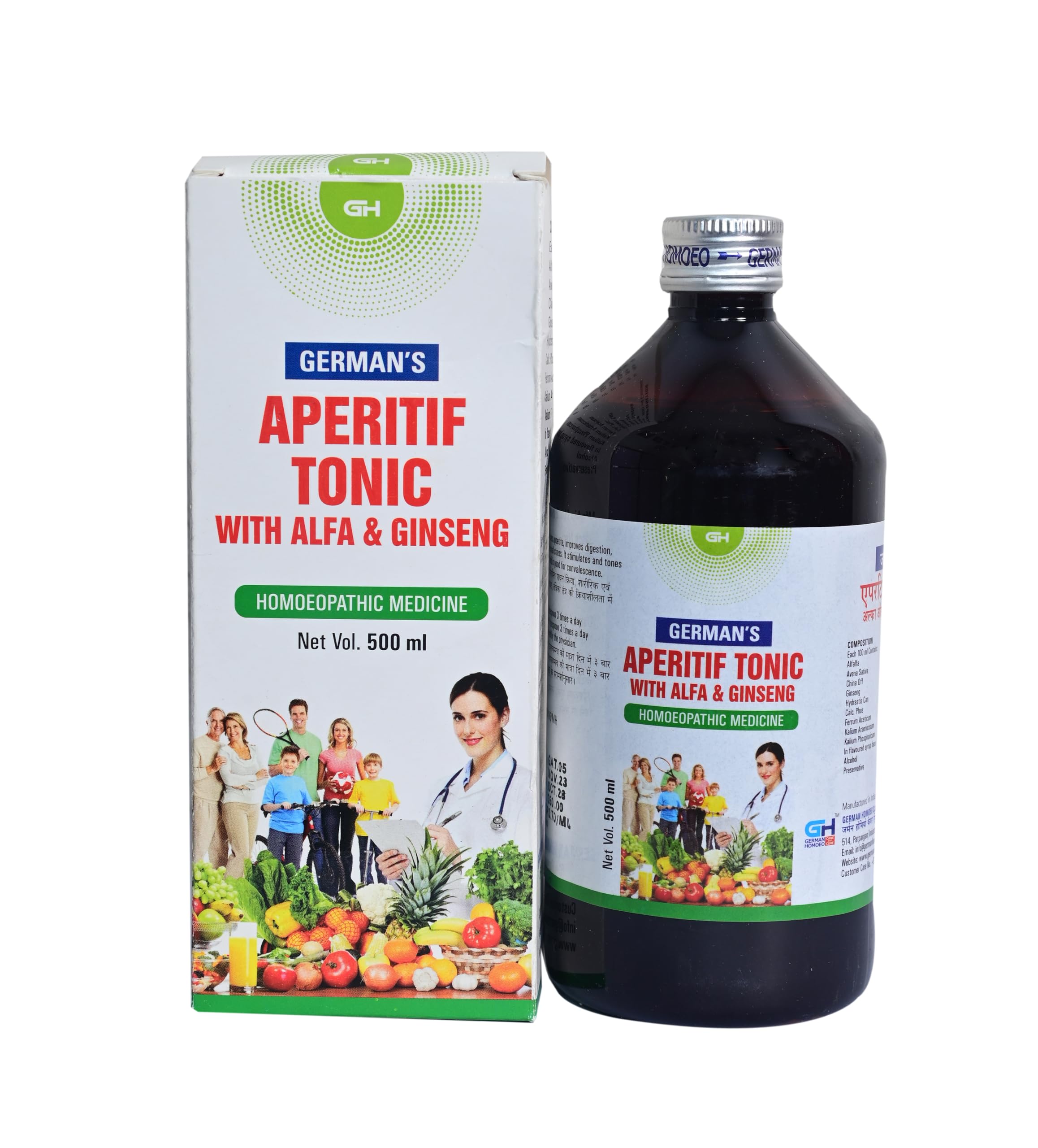 Buy German Homoeo Aperitif Tonic | 500ml Online at Low Prices in India ...