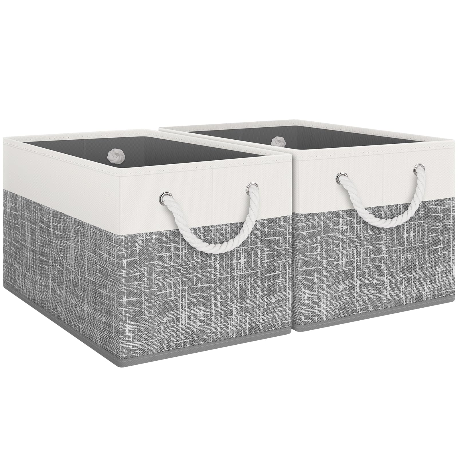 Amazon.com - Fab totes Storage Bins [2-Pack], Foldable Storage Baskets ...