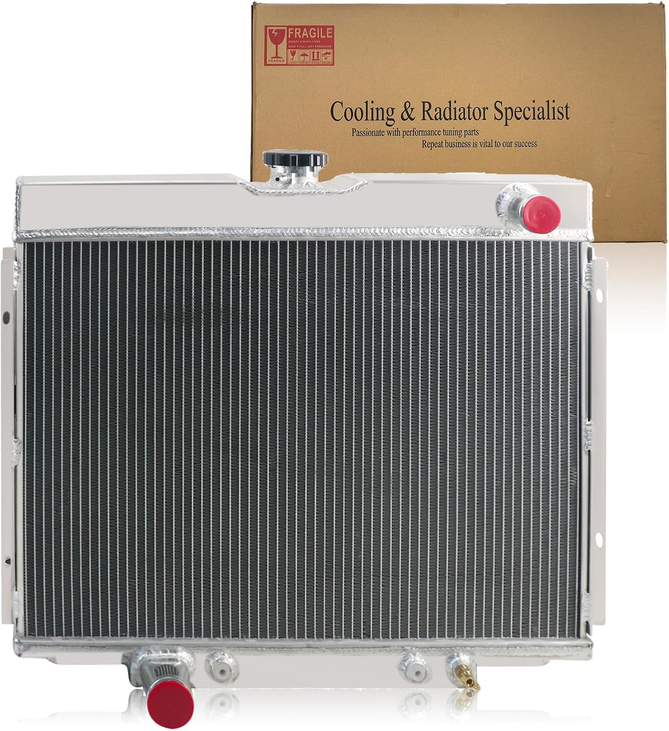 Amazon.com: PUNDIMO Aluminum Radiator For 1969-1970 Ford Mustang 390 ...