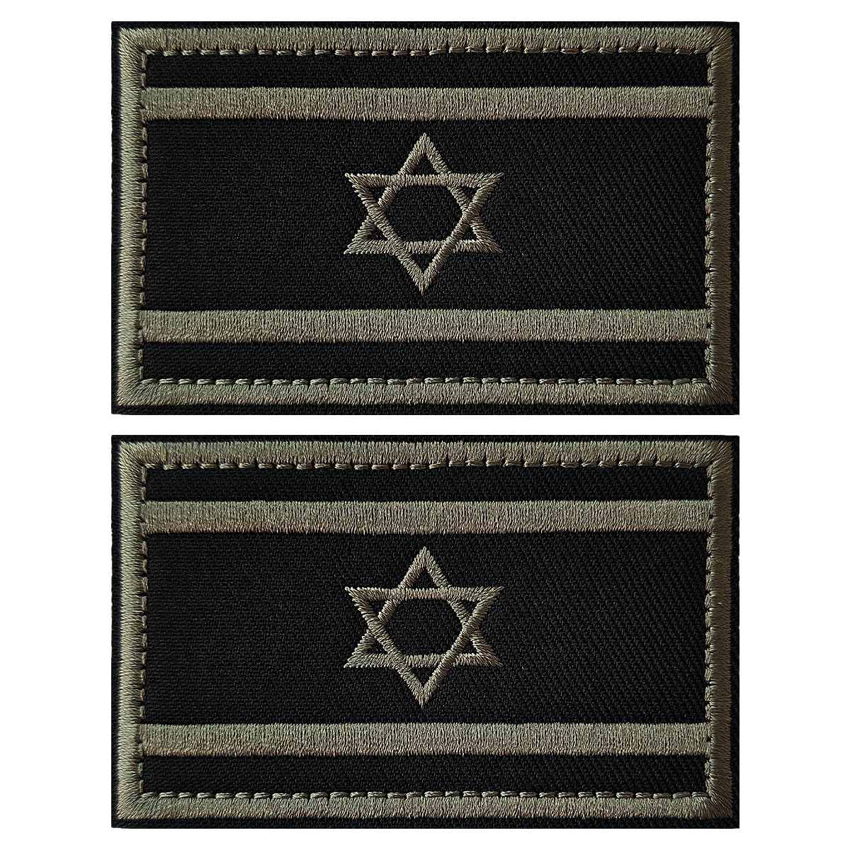 Amazon.com: 2 Pieces Tactical Israeli Flag Patch - Military Uniform ...