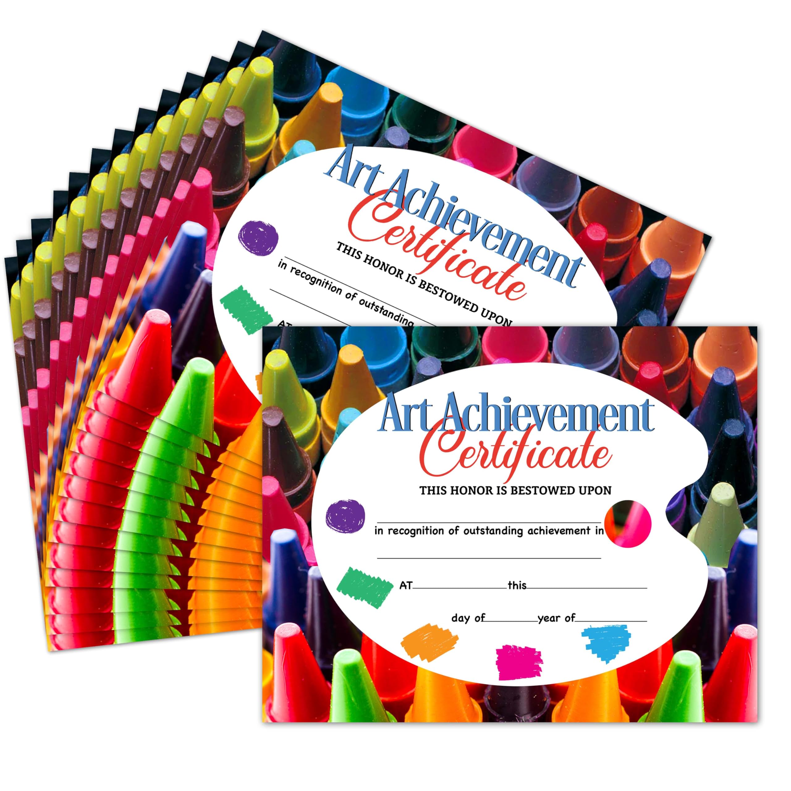 Amazon.com : Art Achievement Certificate, 25 Pcs Certificate of ...