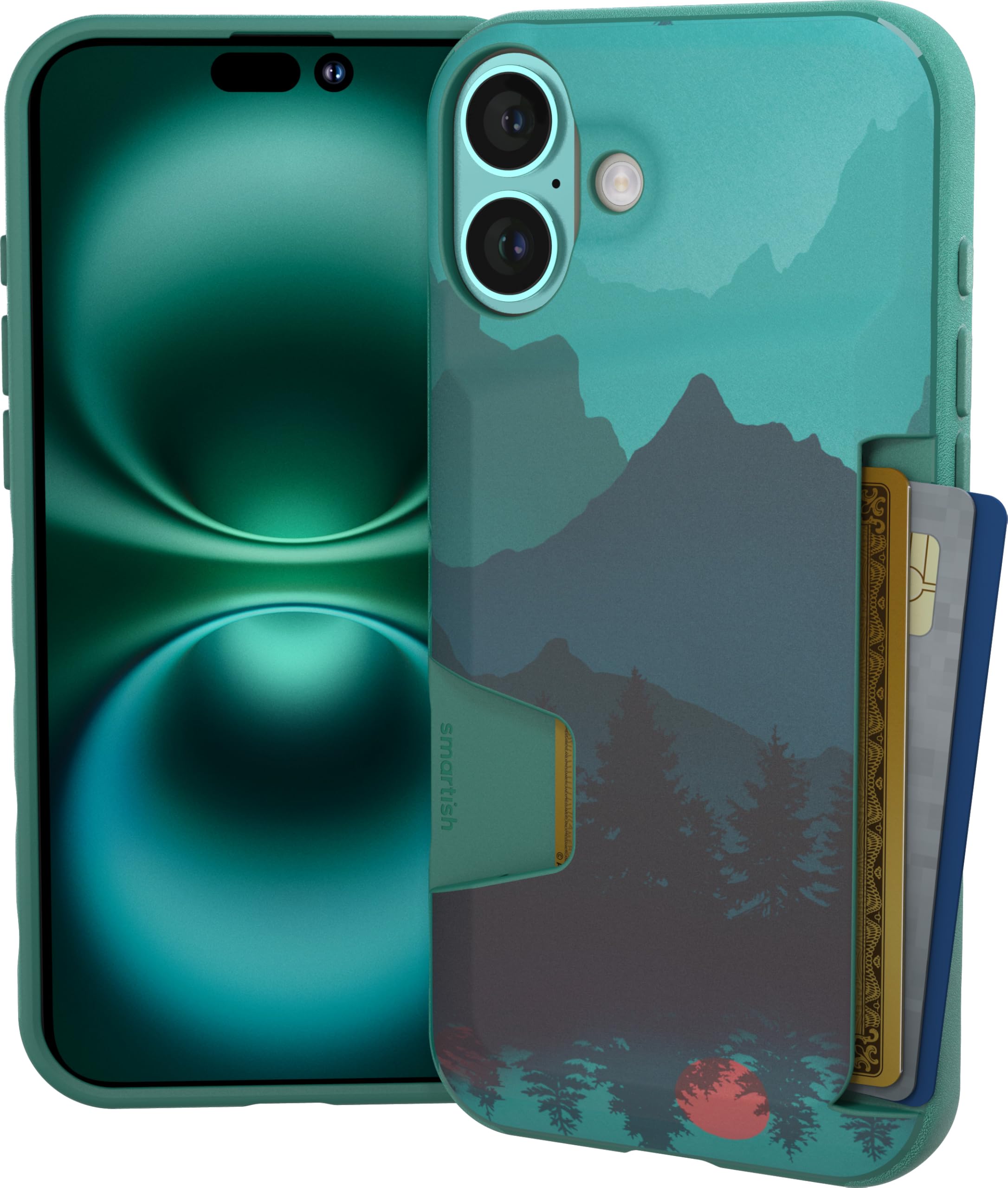 Amazon.com: Smartish® iPhone 16 Plus Wallet Case - Wallet Slayer Vol. 1 [Slim + Protective ...