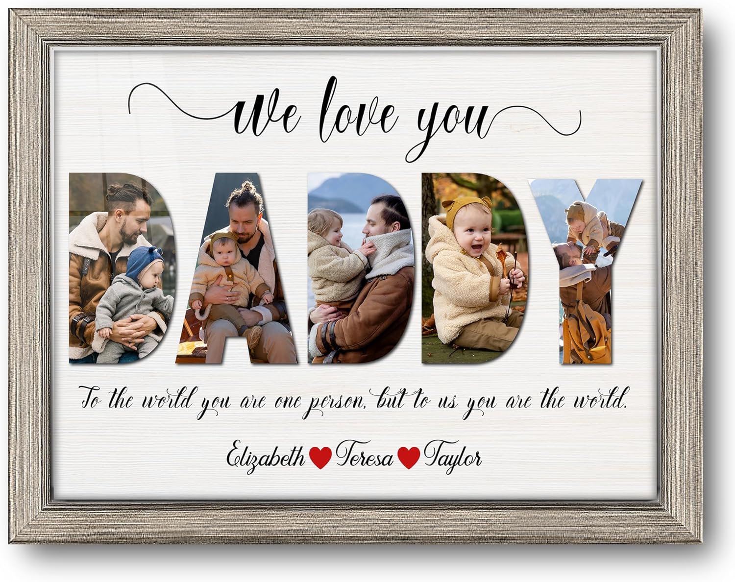 Amazon.com: BMYDIY Personalized Fathers Day Unique Gifts for Dad from Son Daughter, Custom Daddy ...