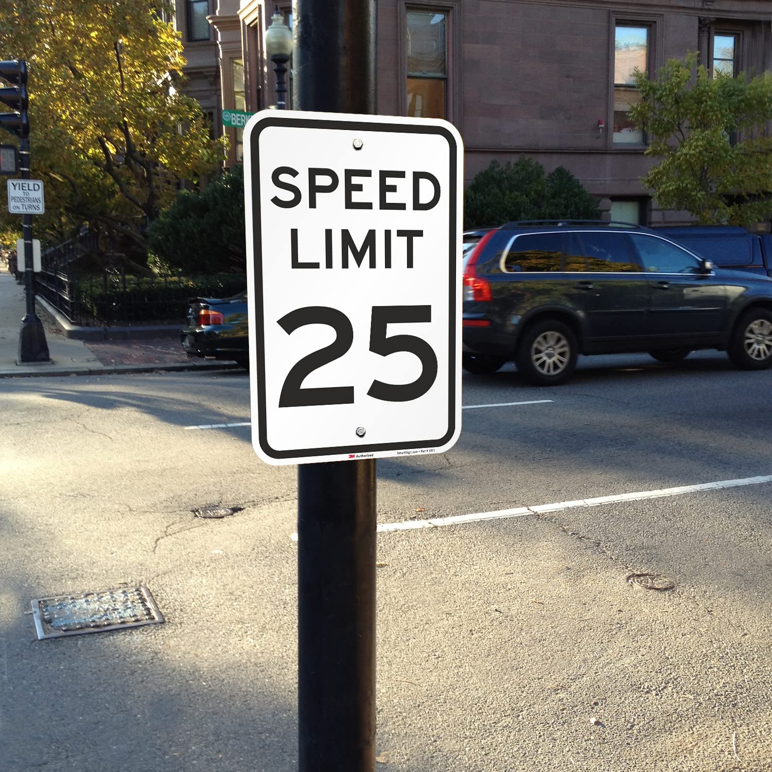 SmartSign MUTCD # R2-1-15 3M Engineer Grade Reflective Sign, Legend ...